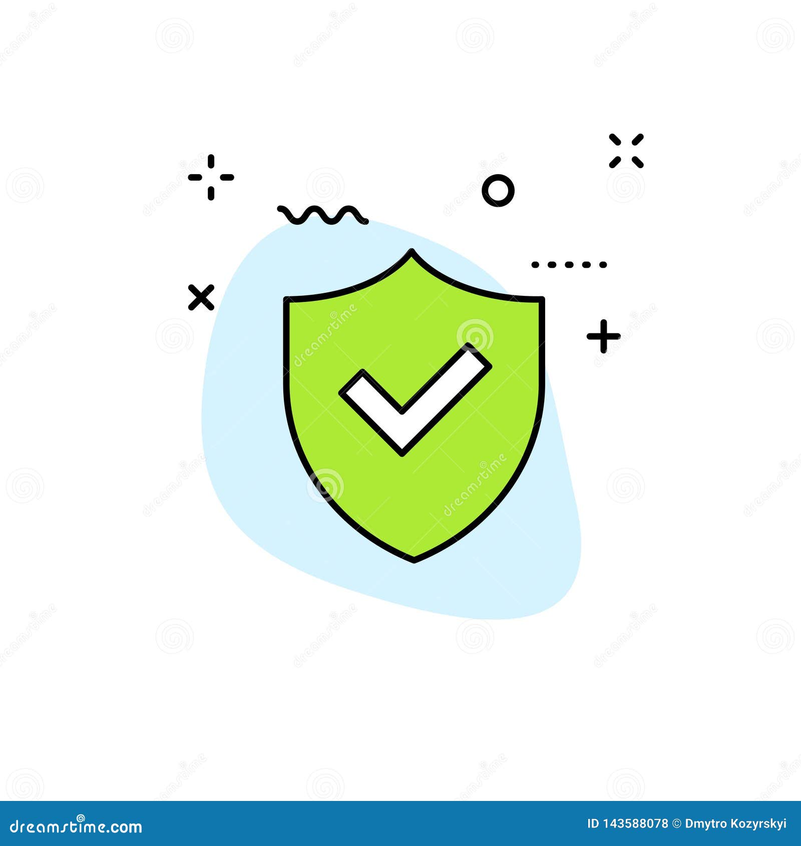 Check Mark Web Icons in Line Style. Stamp, Check List, Verified ...