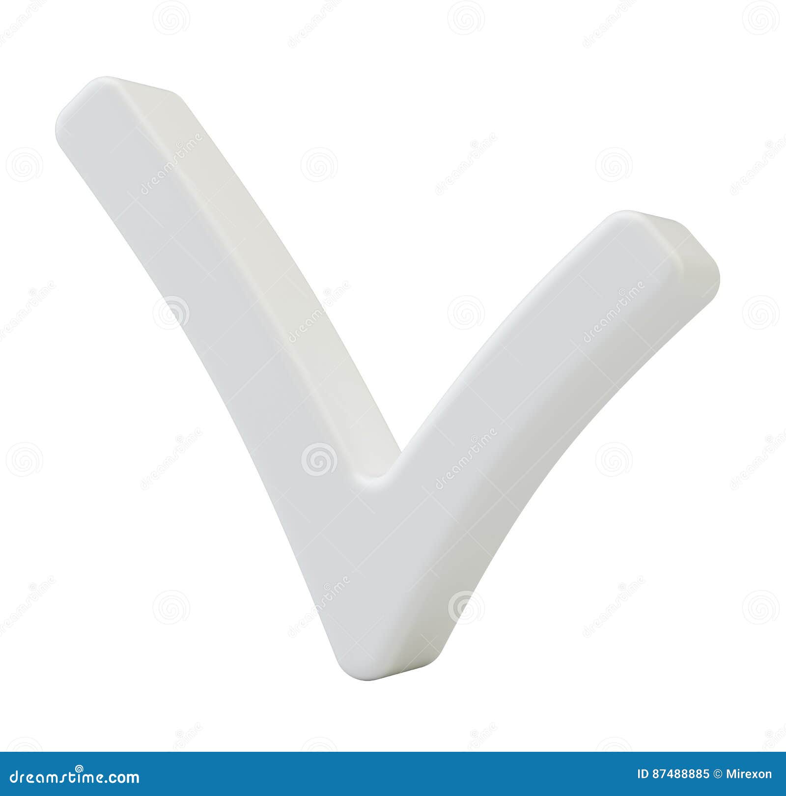 Check Mark in White Background Stock Illustration - Illustration of ...