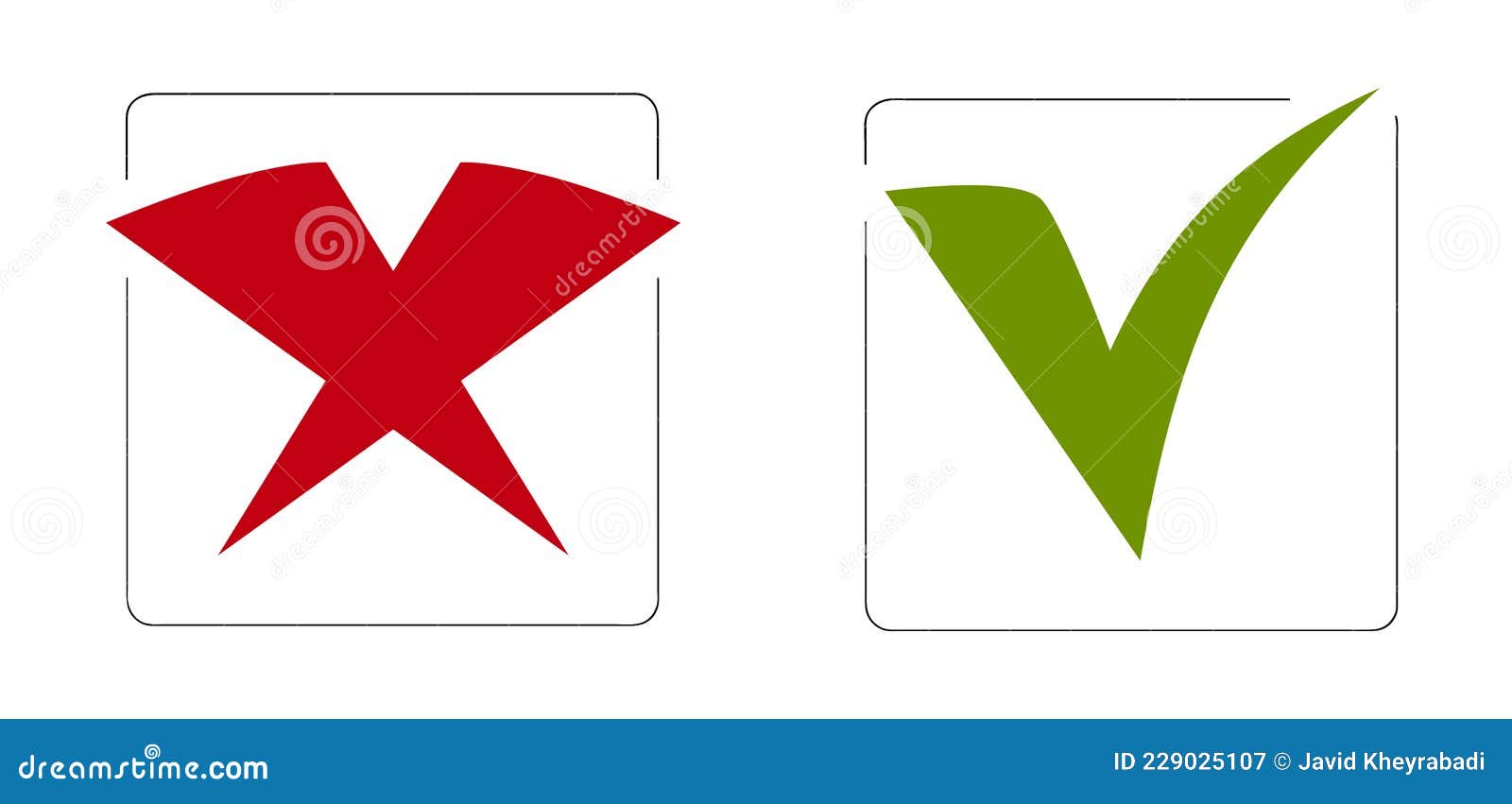 Check Mark on White. Vector Illustration Stock Vector - Illustration of ...