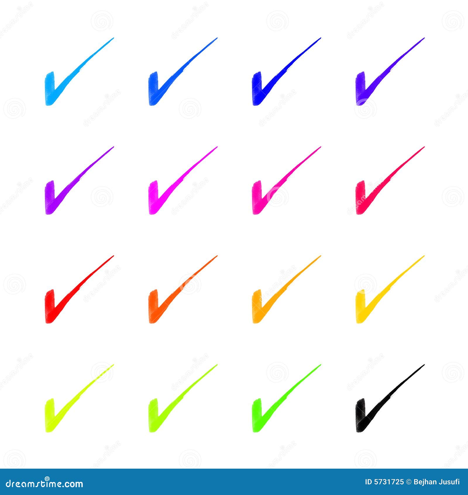 Check Marks stock illustration. Illustration of green - 5731725