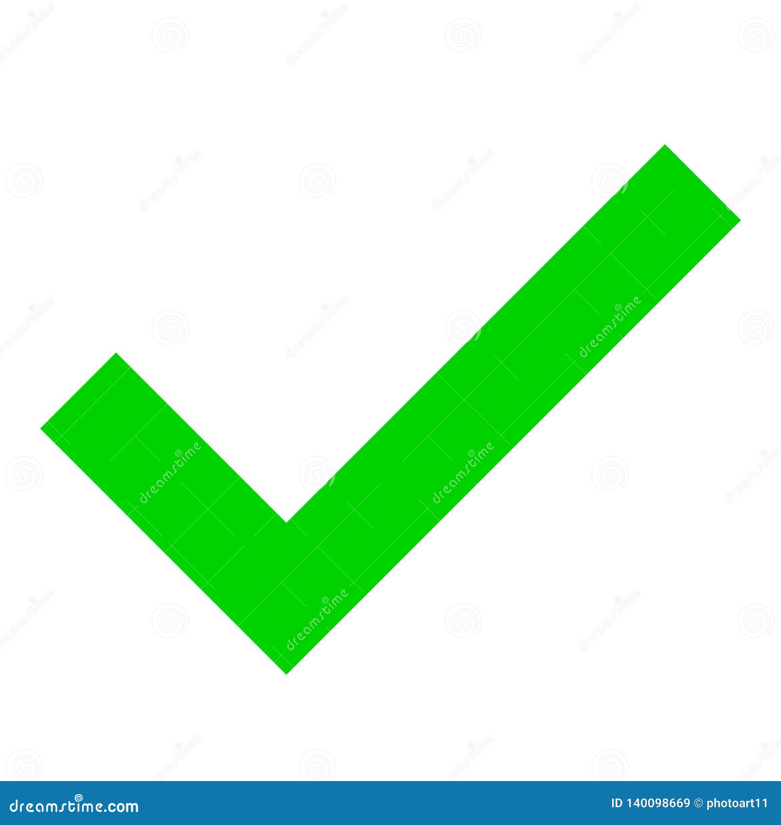 Check Marks - Green Tick Icon Simple - Vector Stock Vector ...