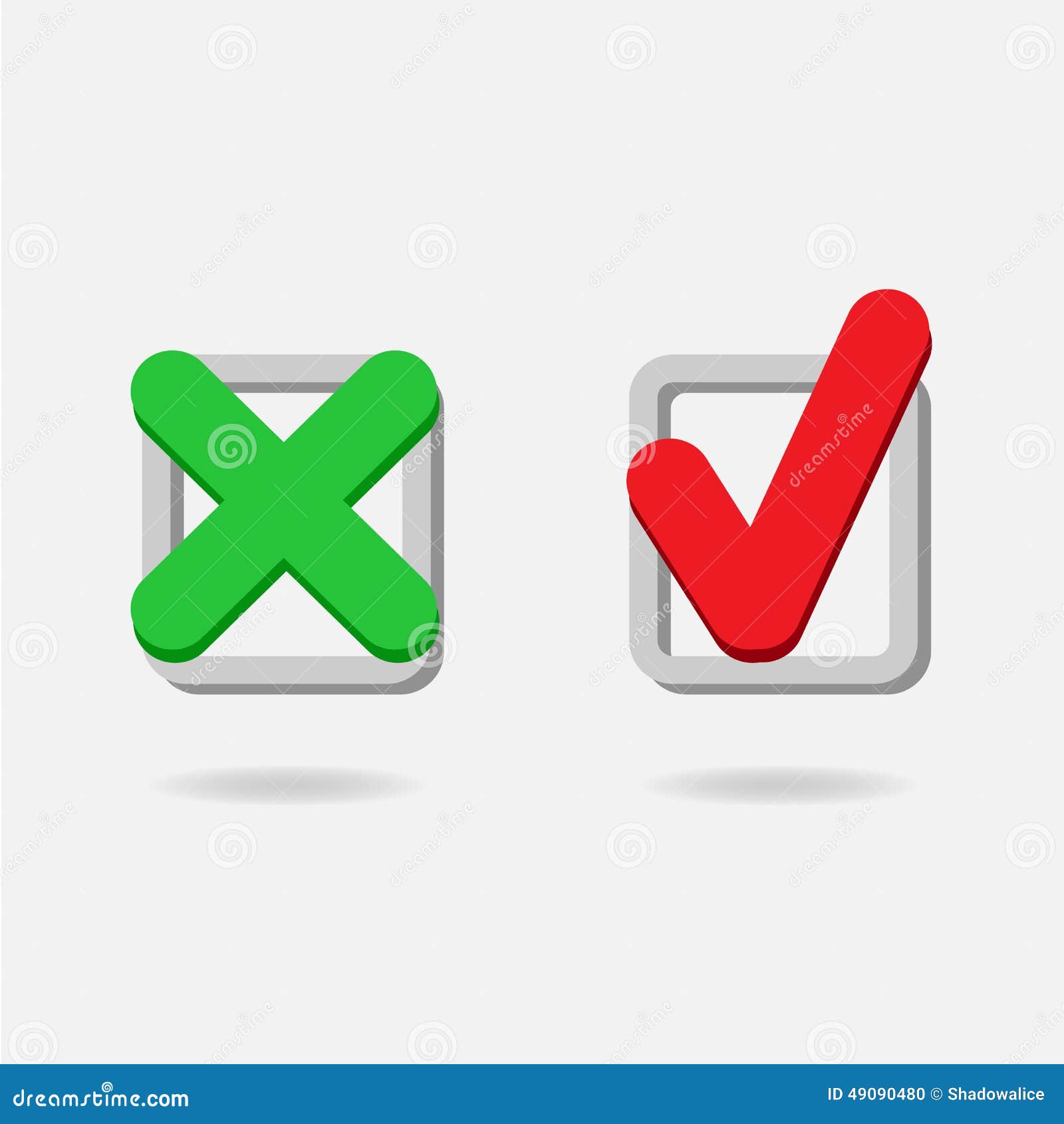 Check Marks Icon Great for Any Use. Vector EPS10 Stock Vector ...