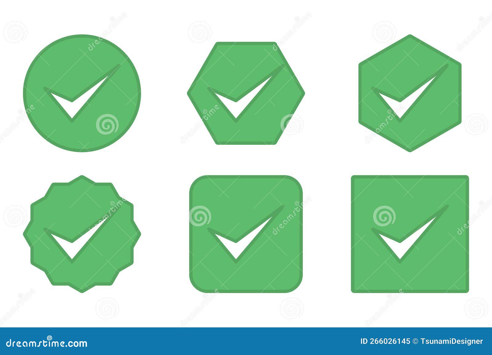 Check Marks Icon Set, Tick Marks, Accepted, Approved, Yes, Correct, Ok ...