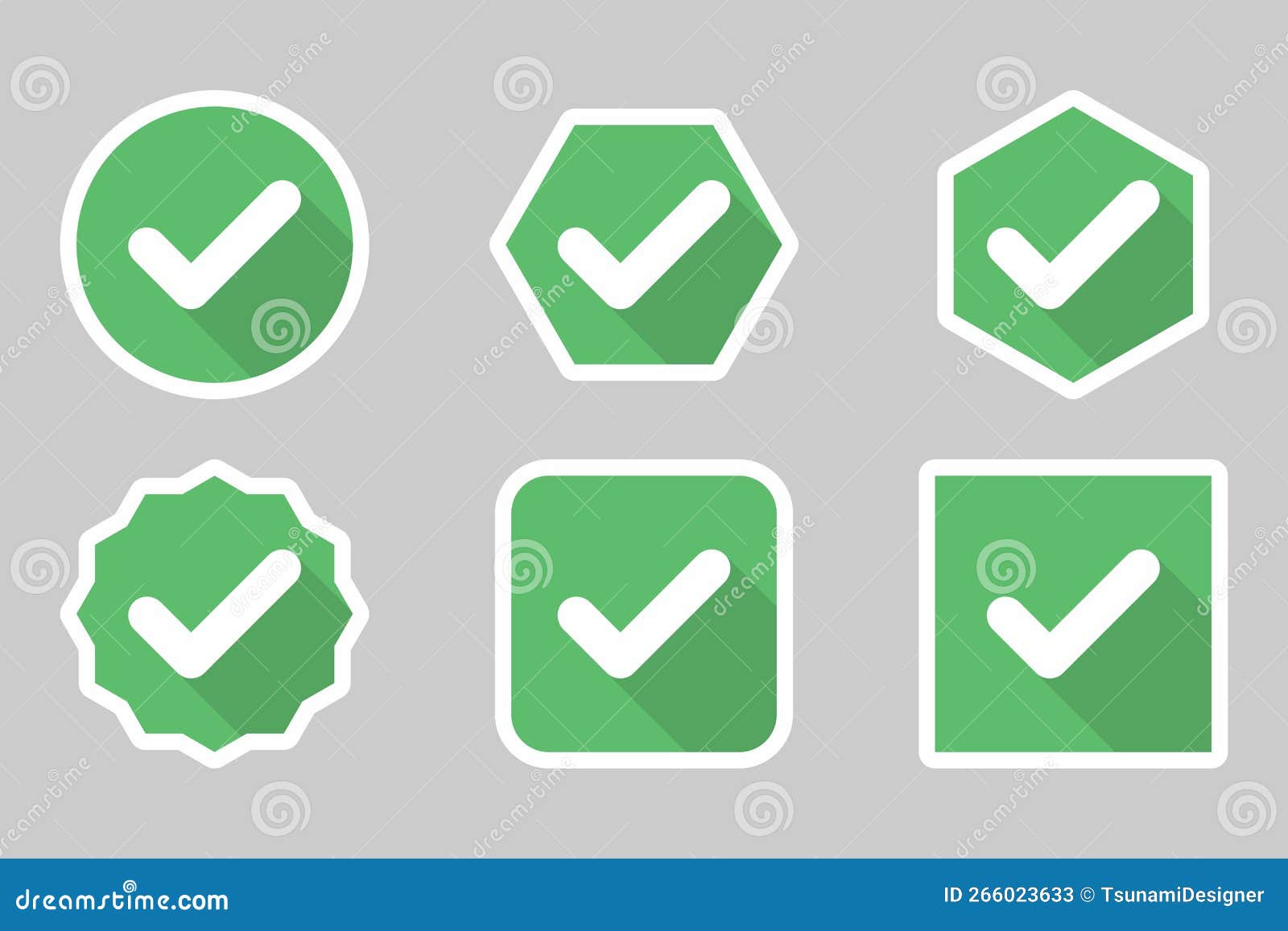 Check Marks Icon Set, Tick Marks, Accepted, Approved, Yes, Correct, Ok ...