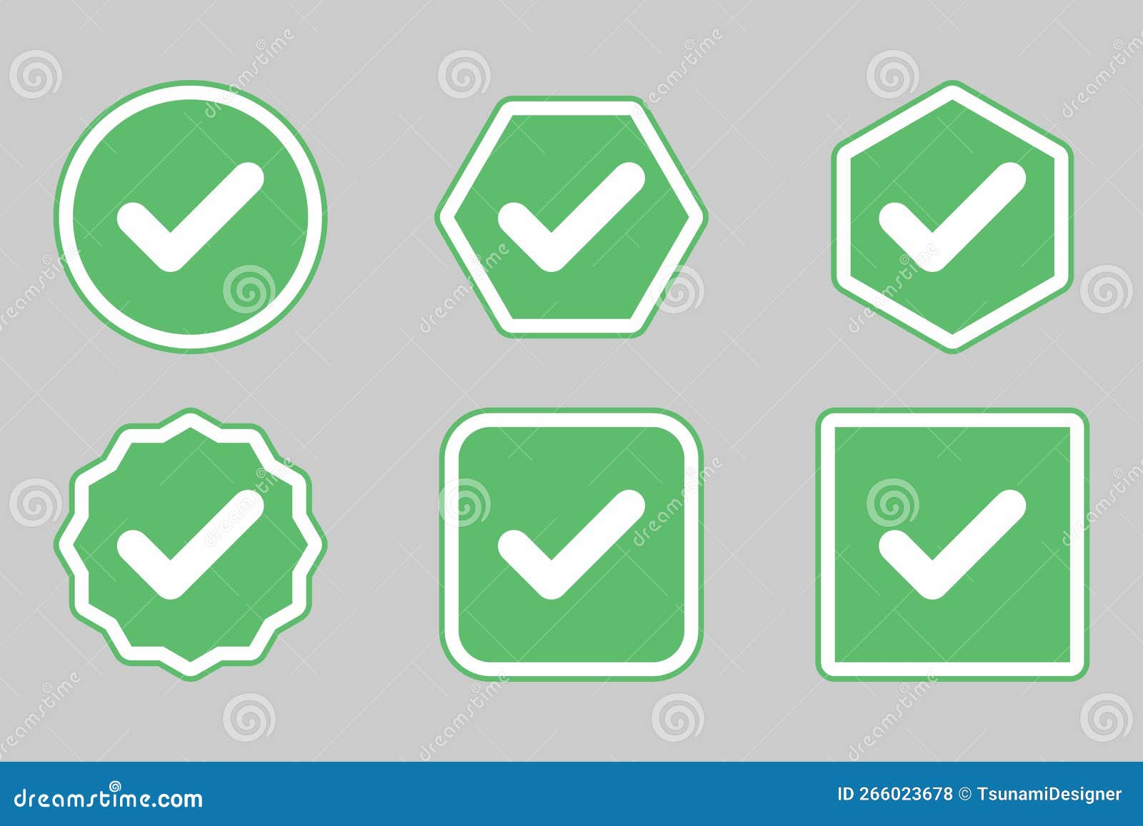 Check Marks Icon Set, Tick Marks, Accepted, Approved, Yes, Correct, Ok ...