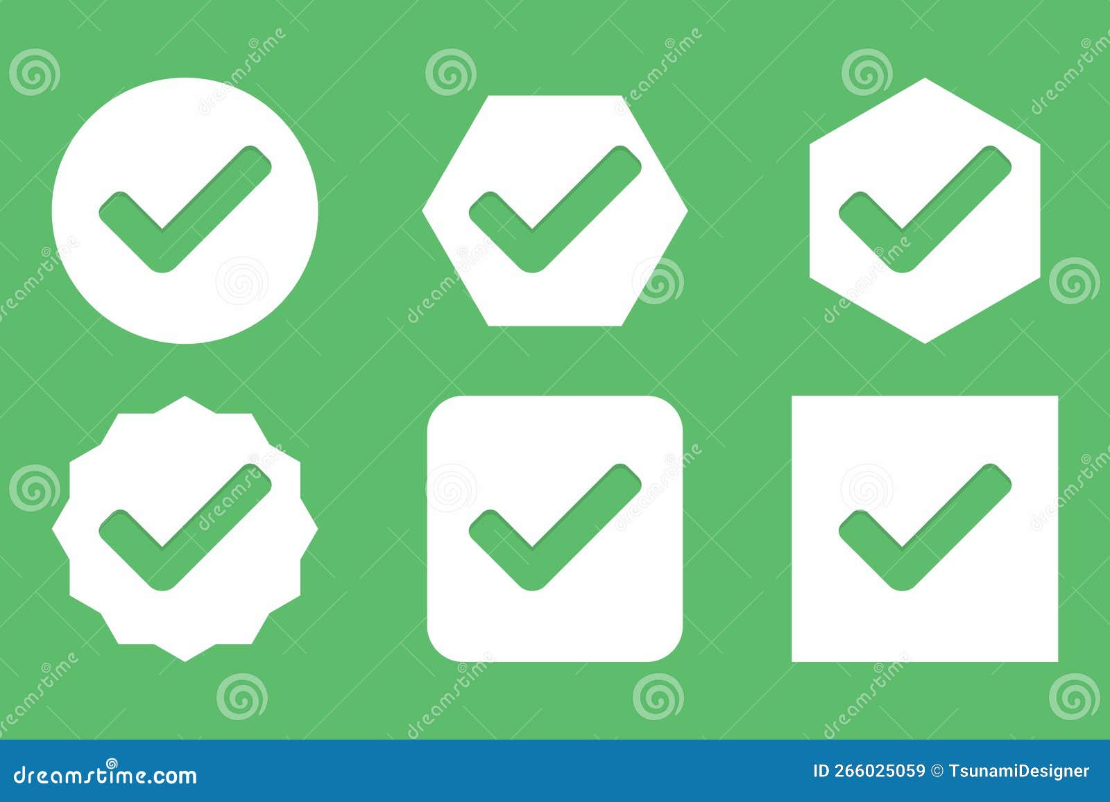 Check Marks Icon Set, Tick Marks, Accepted, Approved, Yes, Correct, Ok ...