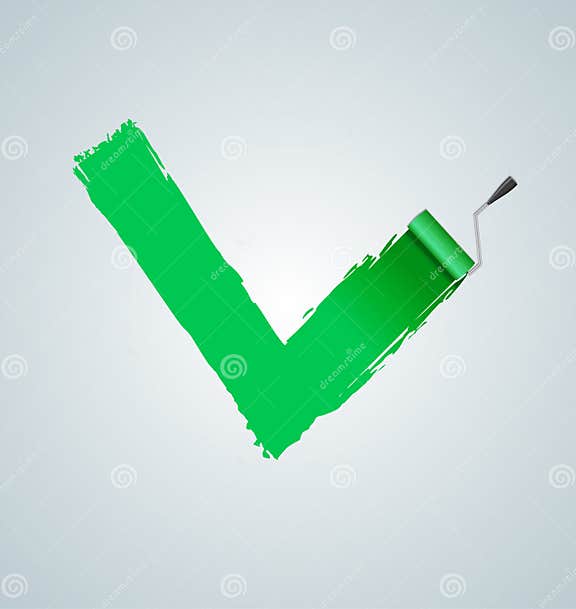 Check Marks painted stock vector. Illustration of drawing - 46483684