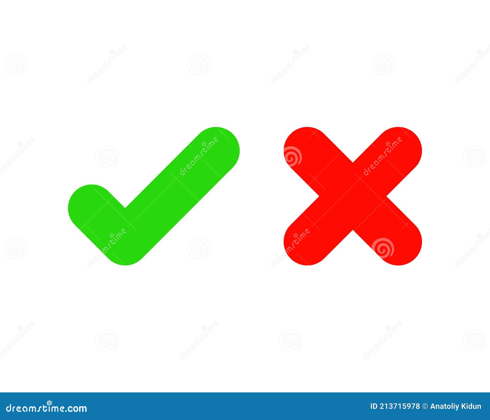Check Marks. Tick and Cross Vector Icons. Yes and No Symbols Stock ... Check Marks. Tick and Cross Vector Icons. Yes and No Symbols Stock ...