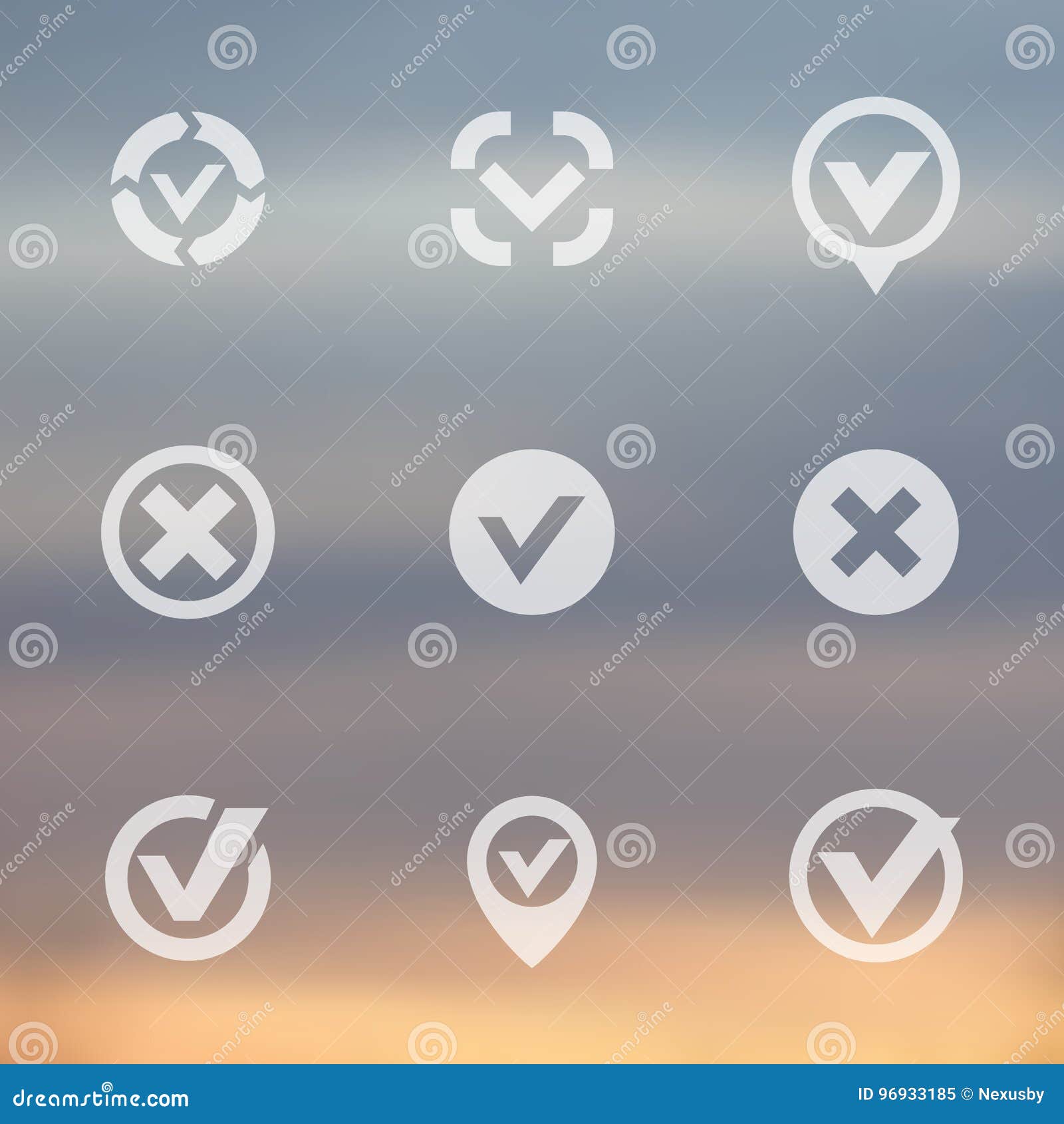 Vector Confirm Tick Icon | CartoonDealer.com #139405470