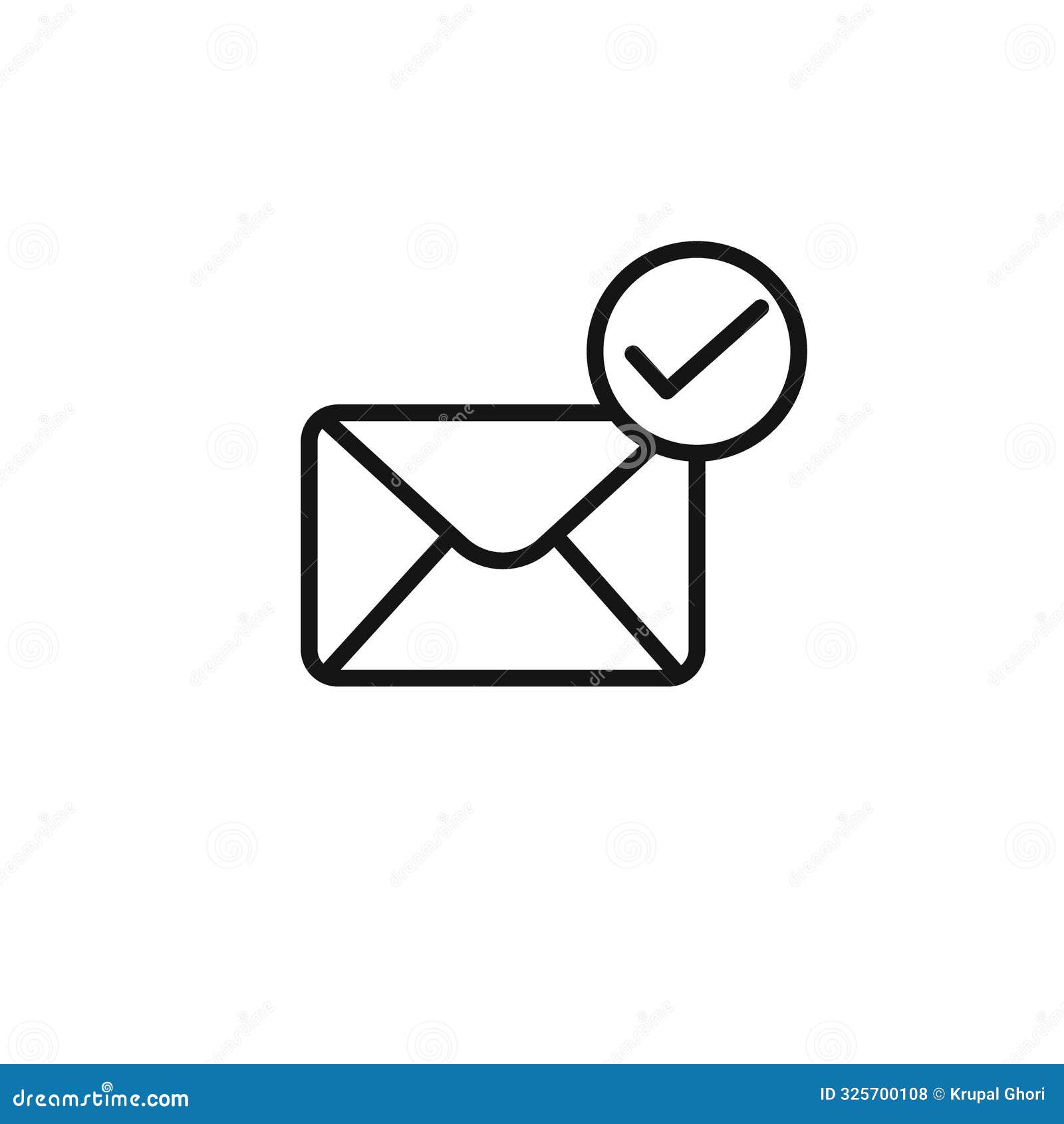 Check Message Icon Vector Set Collection for Web Stock Illustration ...