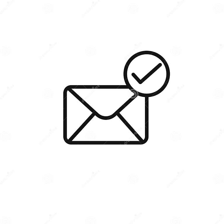 Check Message Icon Vector Set Collection For Web Stock Illustration Illustration Of Clipart