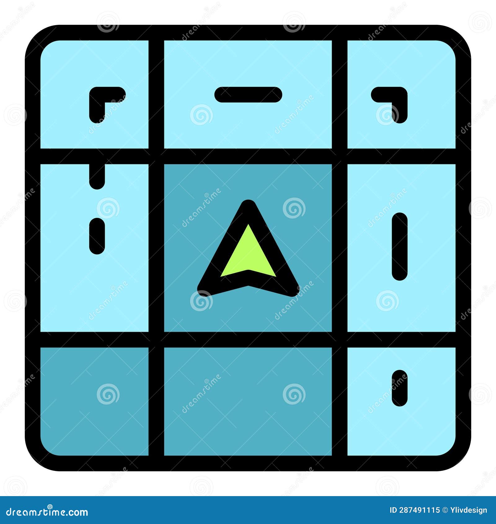 Check Motion Icon Vector Flat Stock Illustration - Illustration of icon ...