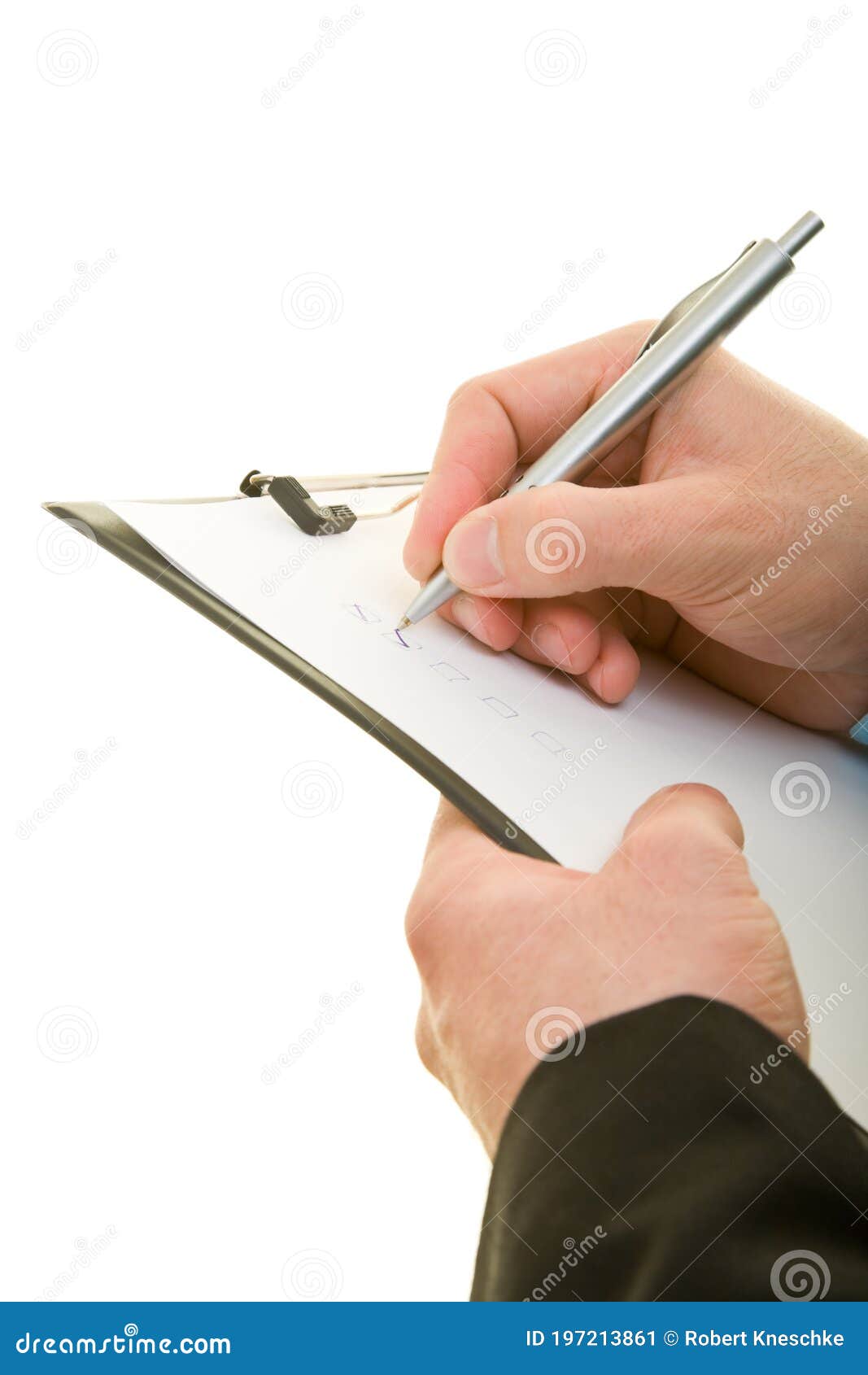 Check off stock image. Image of clipboard, caucasian - 197213861