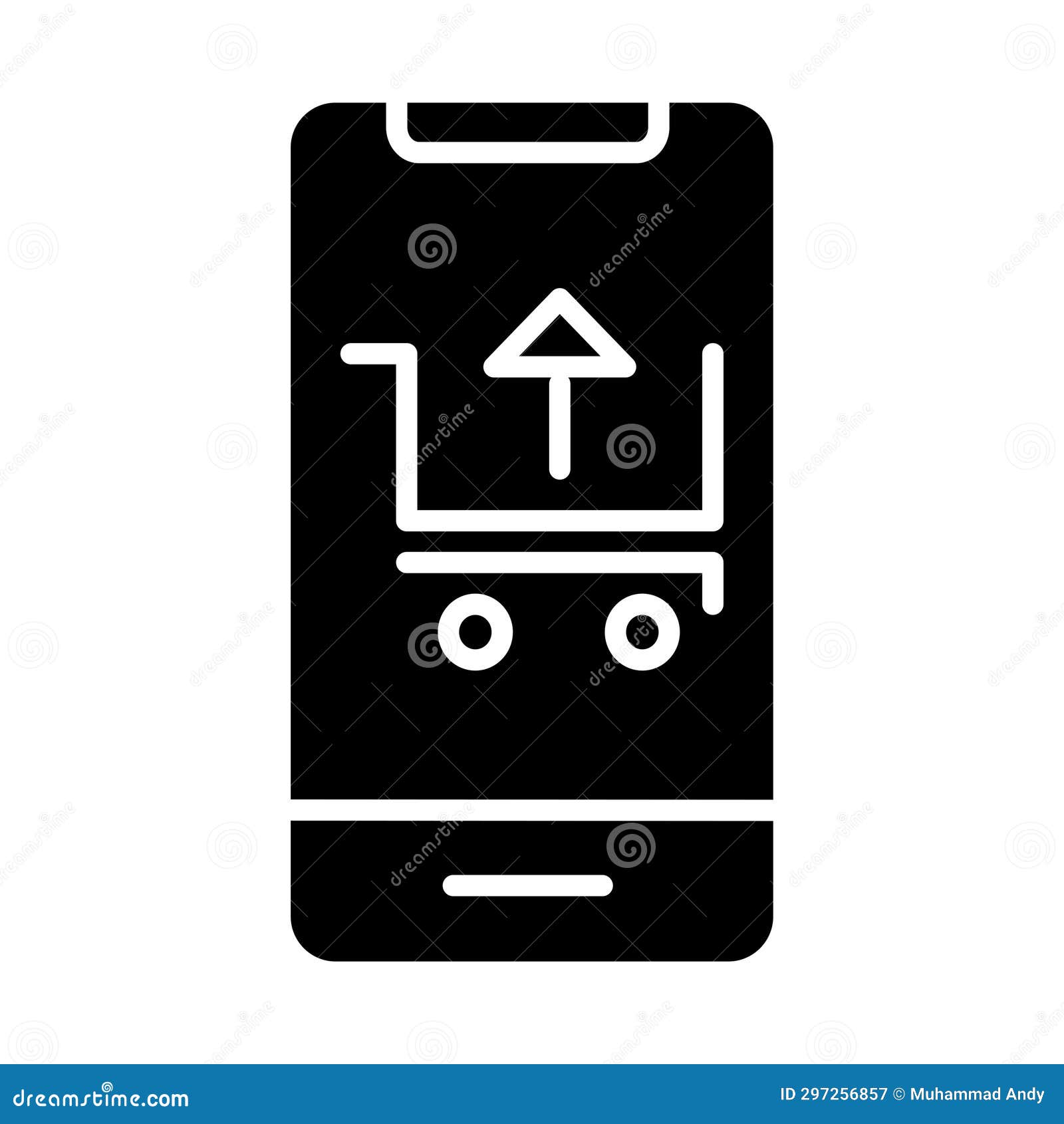 Check Out Cart Icon, Mobile Application Related Vector Illustration ...