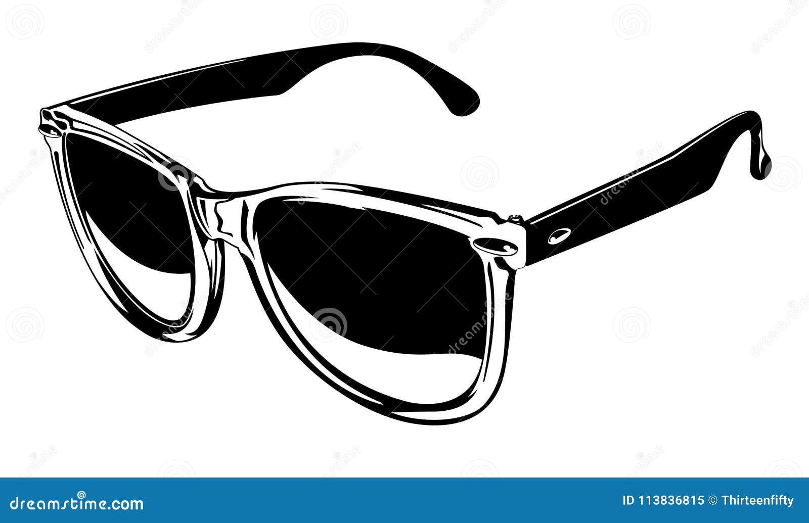 Plastic Sunglasses Vector Graphic Illustrations Stock Vector ...