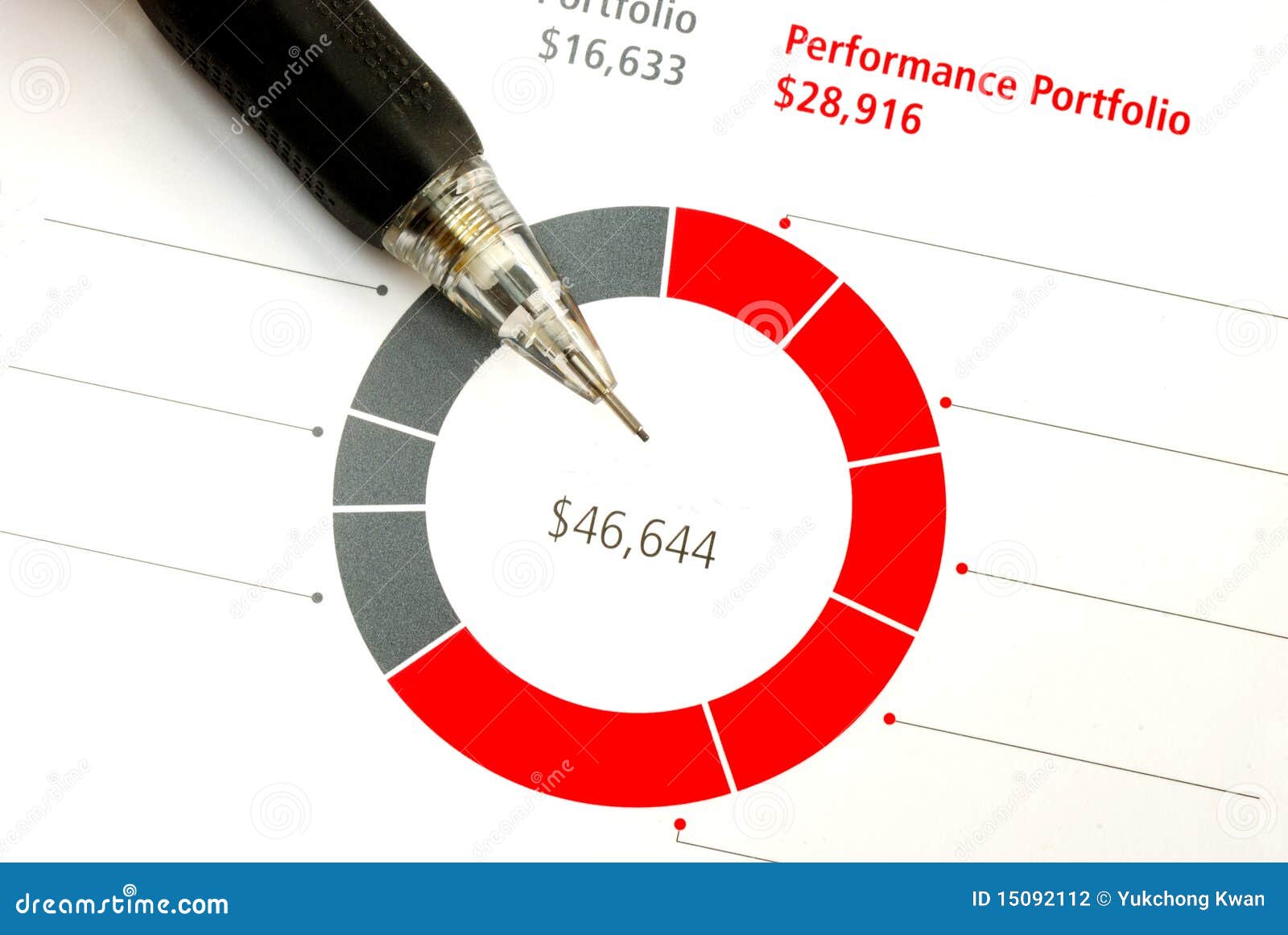 Check Out the Performance in the Portfolio Stock Photo - Image of ...