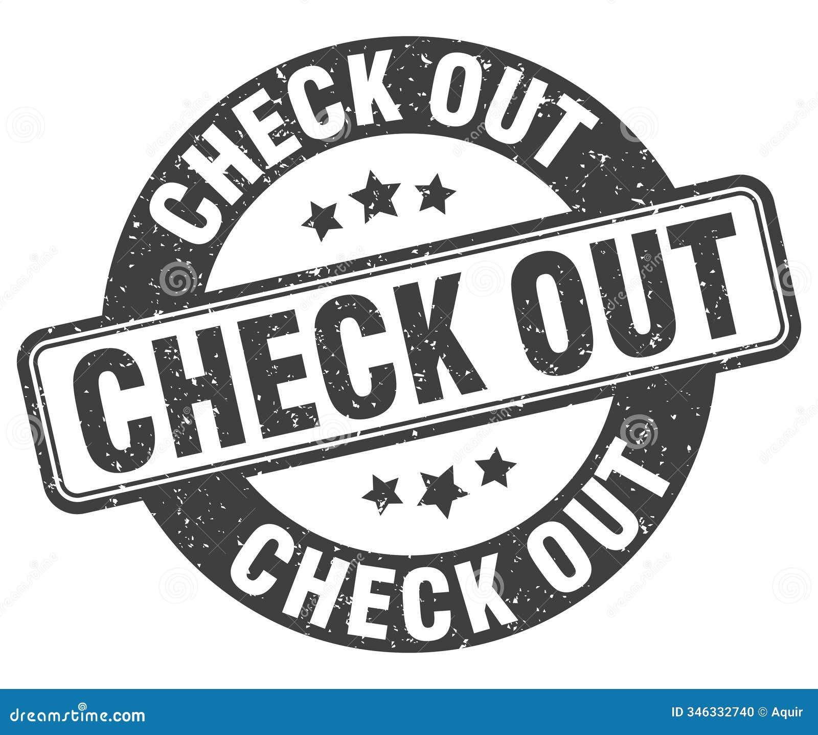 Check Out Stamp. Check Out Label. Round Grunge Sign Stock Vector ...
