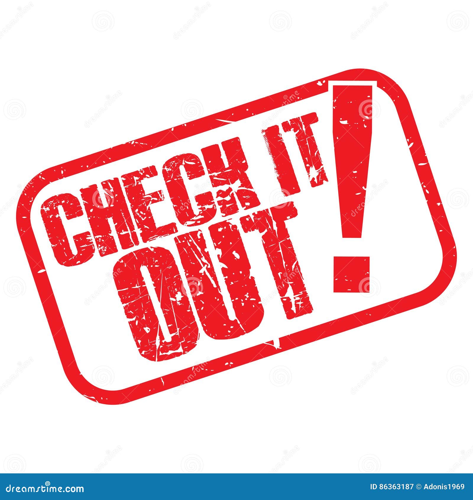 Check it out stamp stock vector. Illustration of business - 86363187