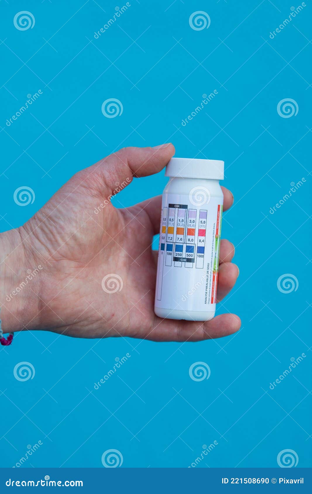 Check the PH of a Swimming Pool Stock Photo - Image of clear, pure ...