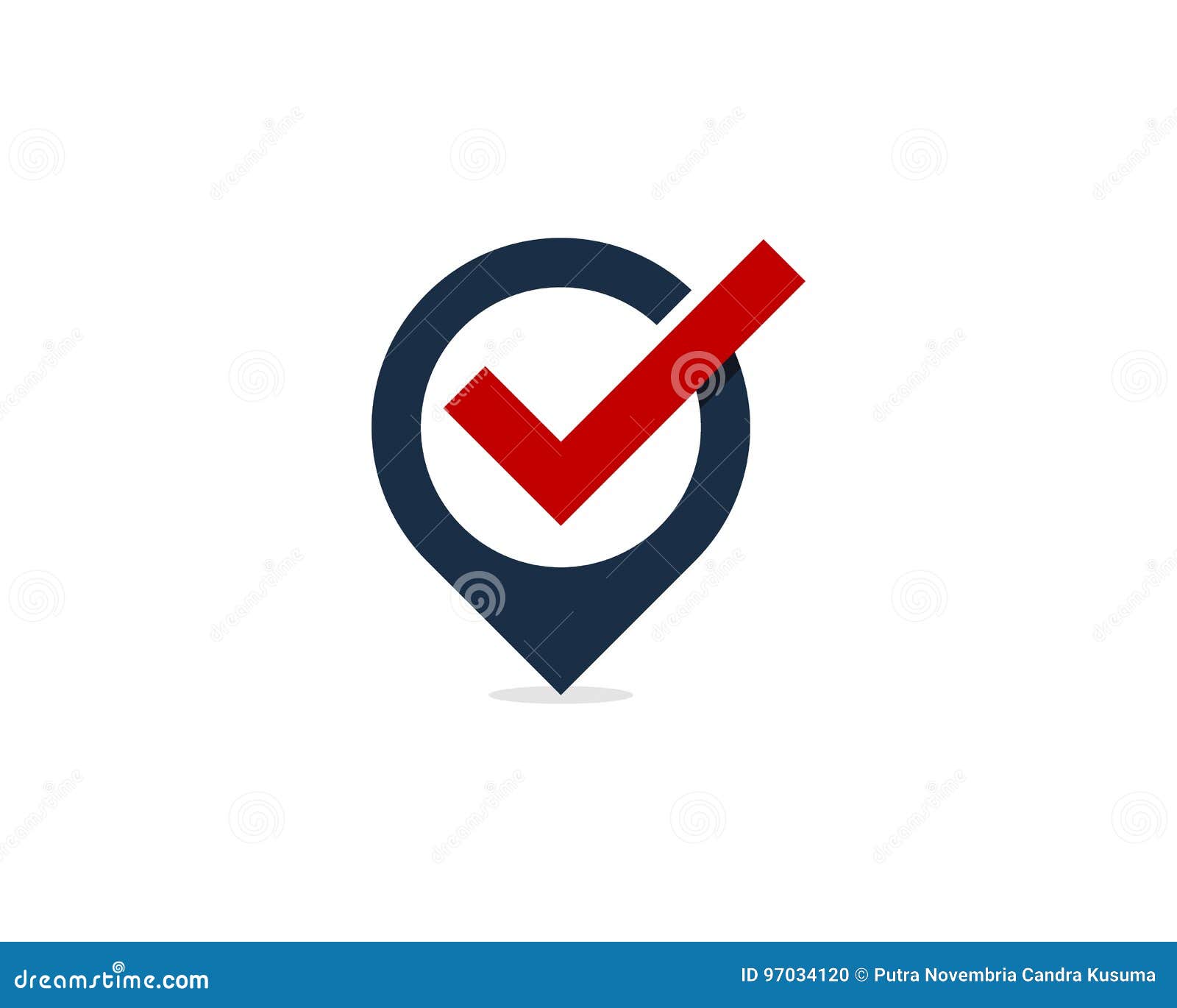 Check Pin Point Icon Logo Design Element Stock Vector - Illustration of ...