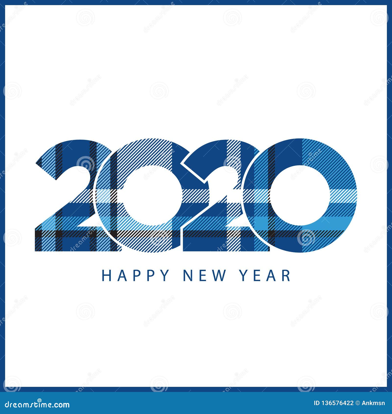 Check Plaid Creative Pattern Design for New Years Card Stock Vector ...