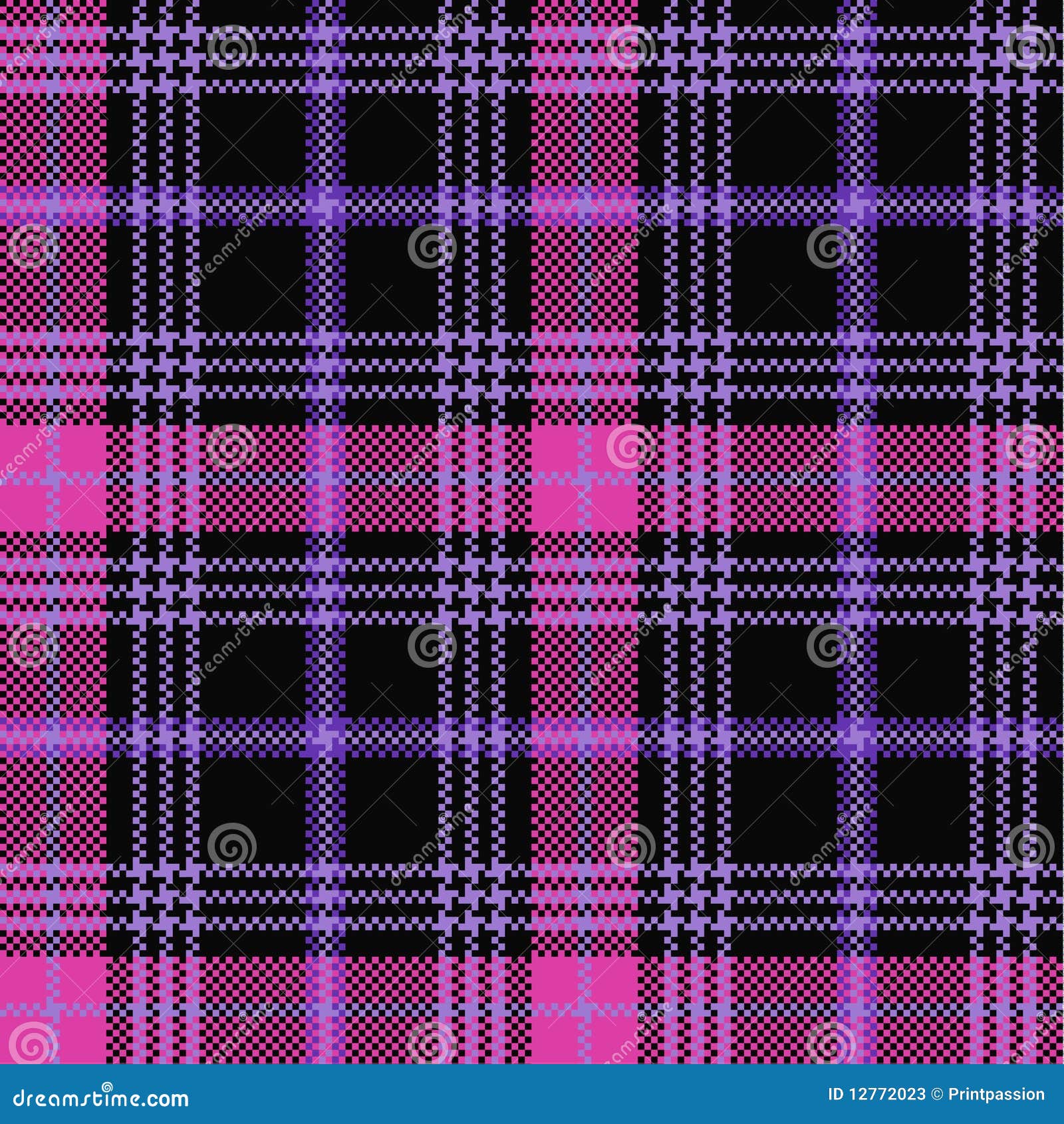 Check Plaid Tartan Design Cartoon Vector | CartoonDealer.com #12772023