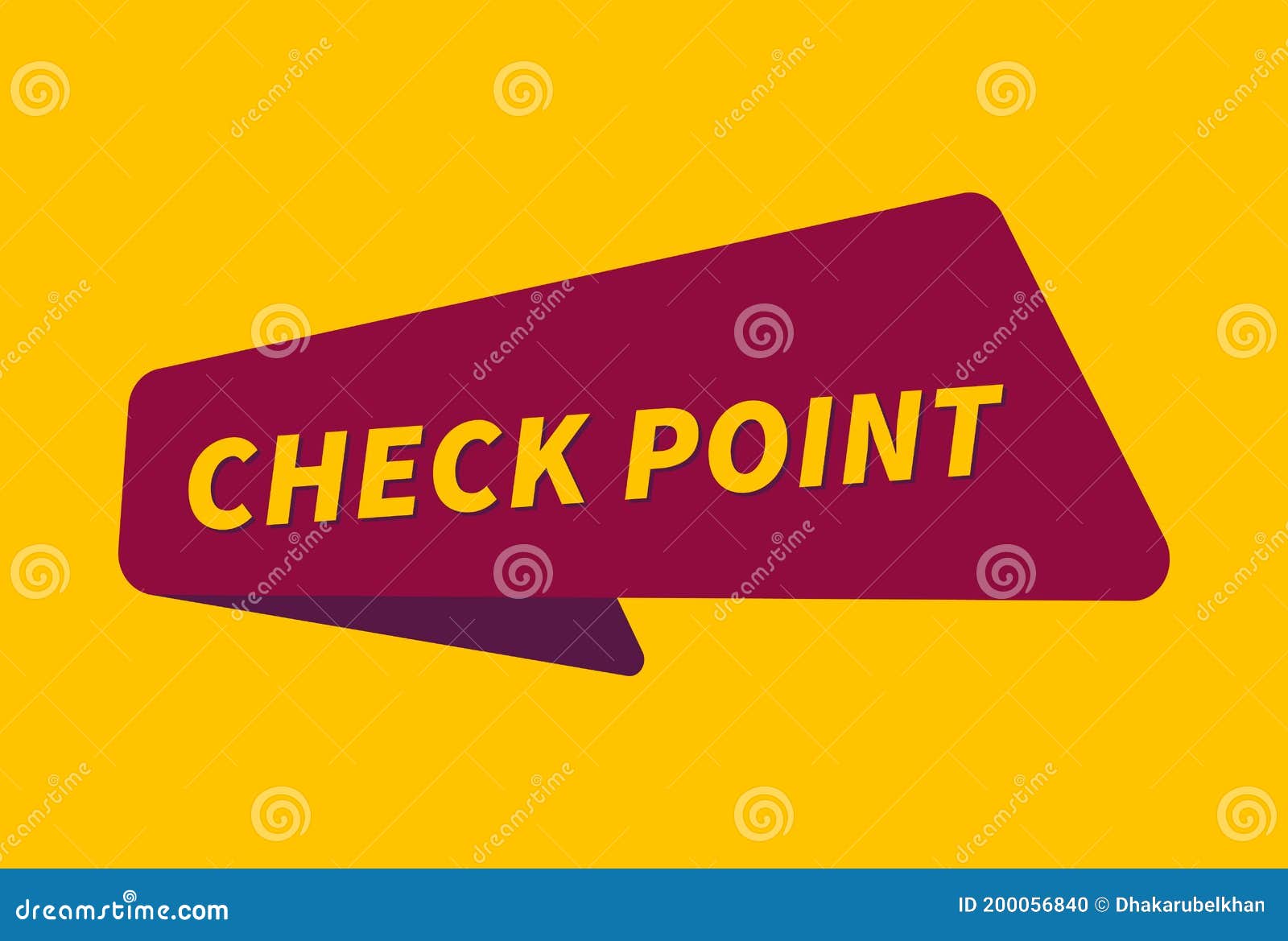 Check Point Banner Vector, Check Point Image Stock Vector ...