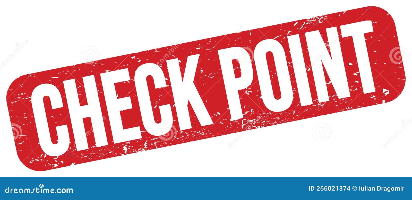 CHECK POINT Text on Red Grungy Stamp Sign Stock Illustration ...