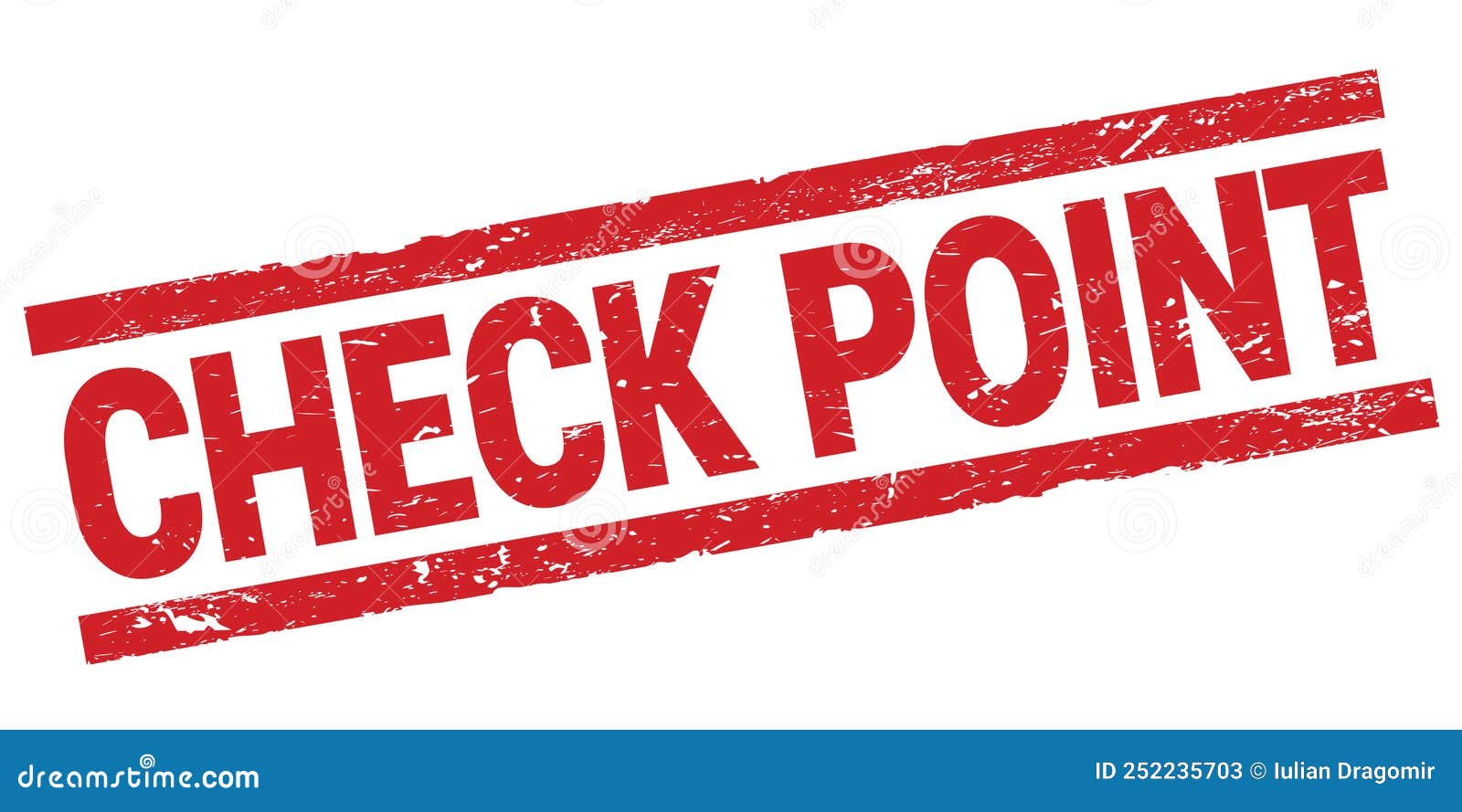 CHECK POINT Text on Red Rectangle Stamp Sign Stock Illustration ...
