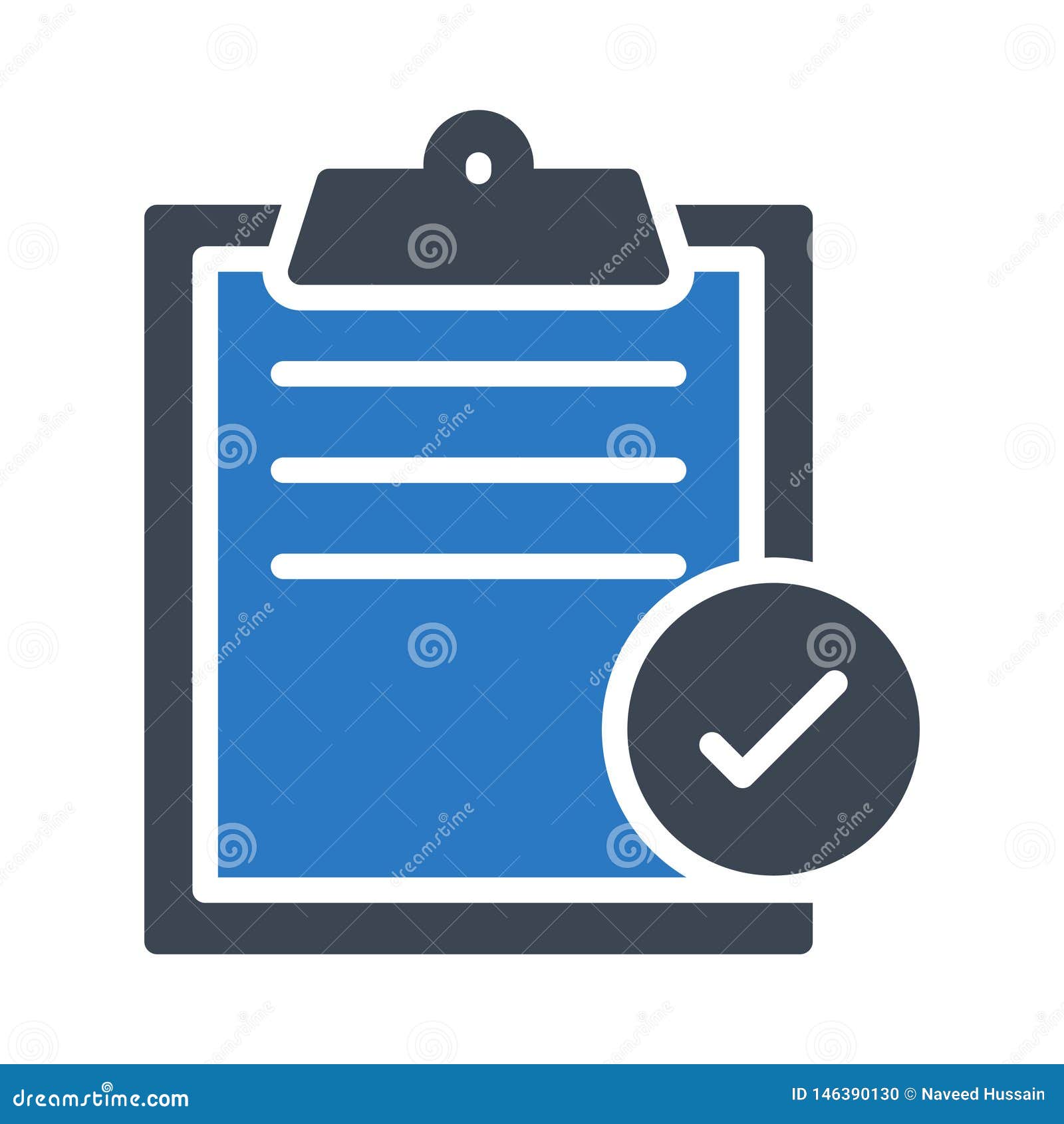 Check Project Glyph Color Vector Icon Stock Illustration - Illustration ...