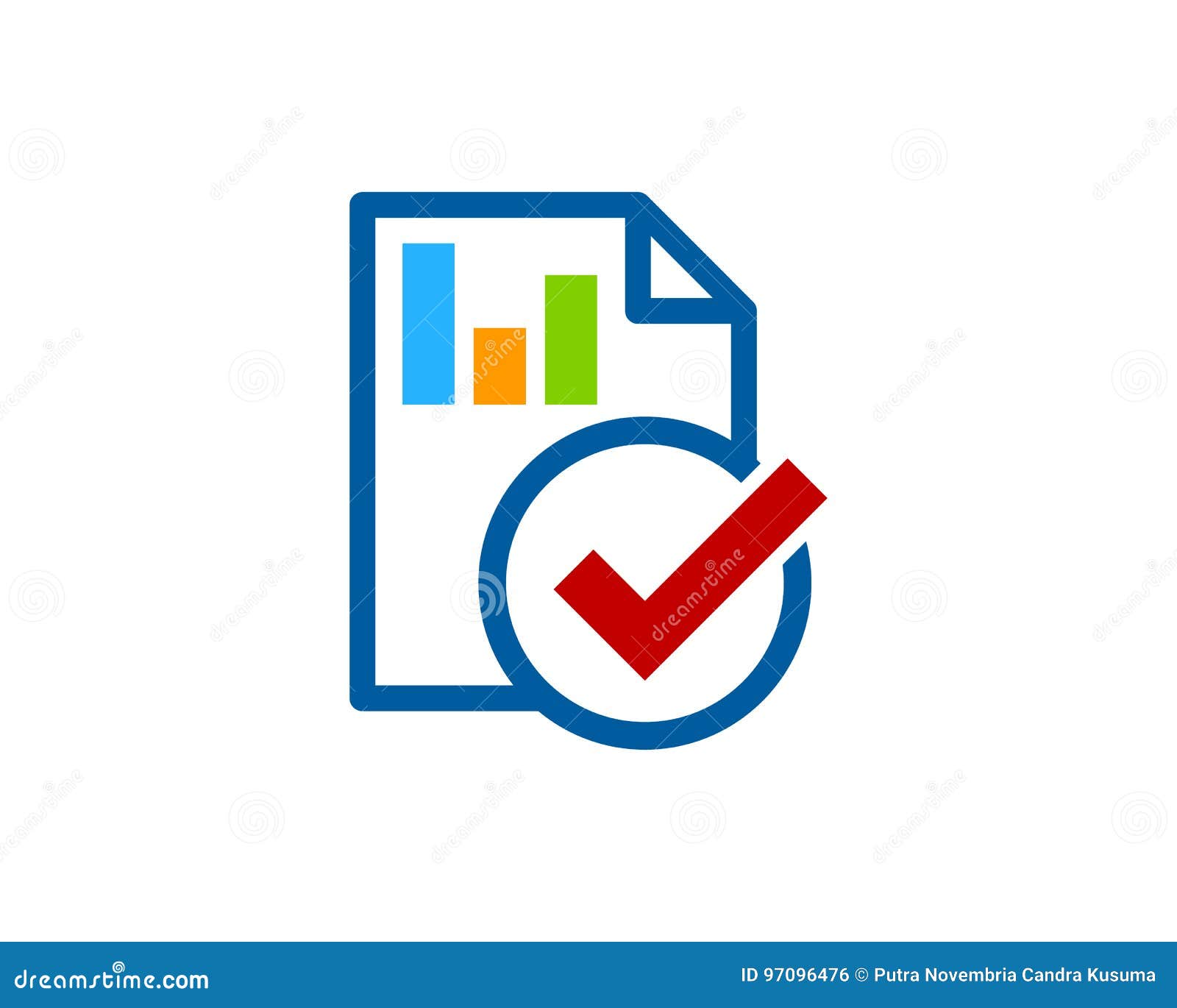 Check Report Icon Logo Design Element Stock Vector - Illustration of ...
