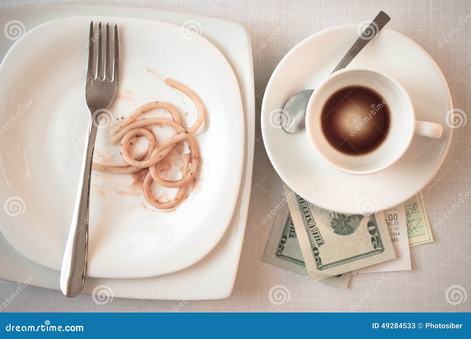 Check the restaurant stock image. Image of check, dining - 49284533