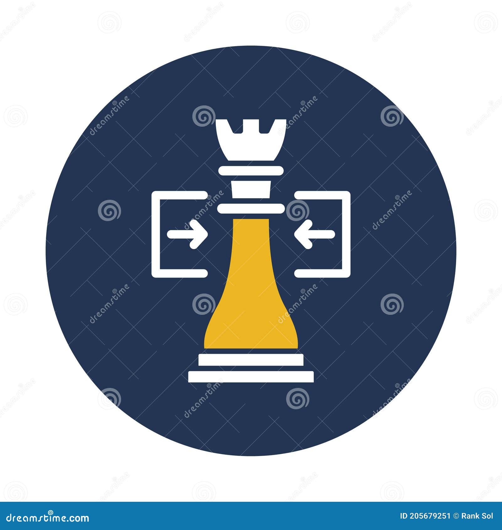 Check Rook, Chess Vector Icon Which Can Easily Modify Stock Vector ...