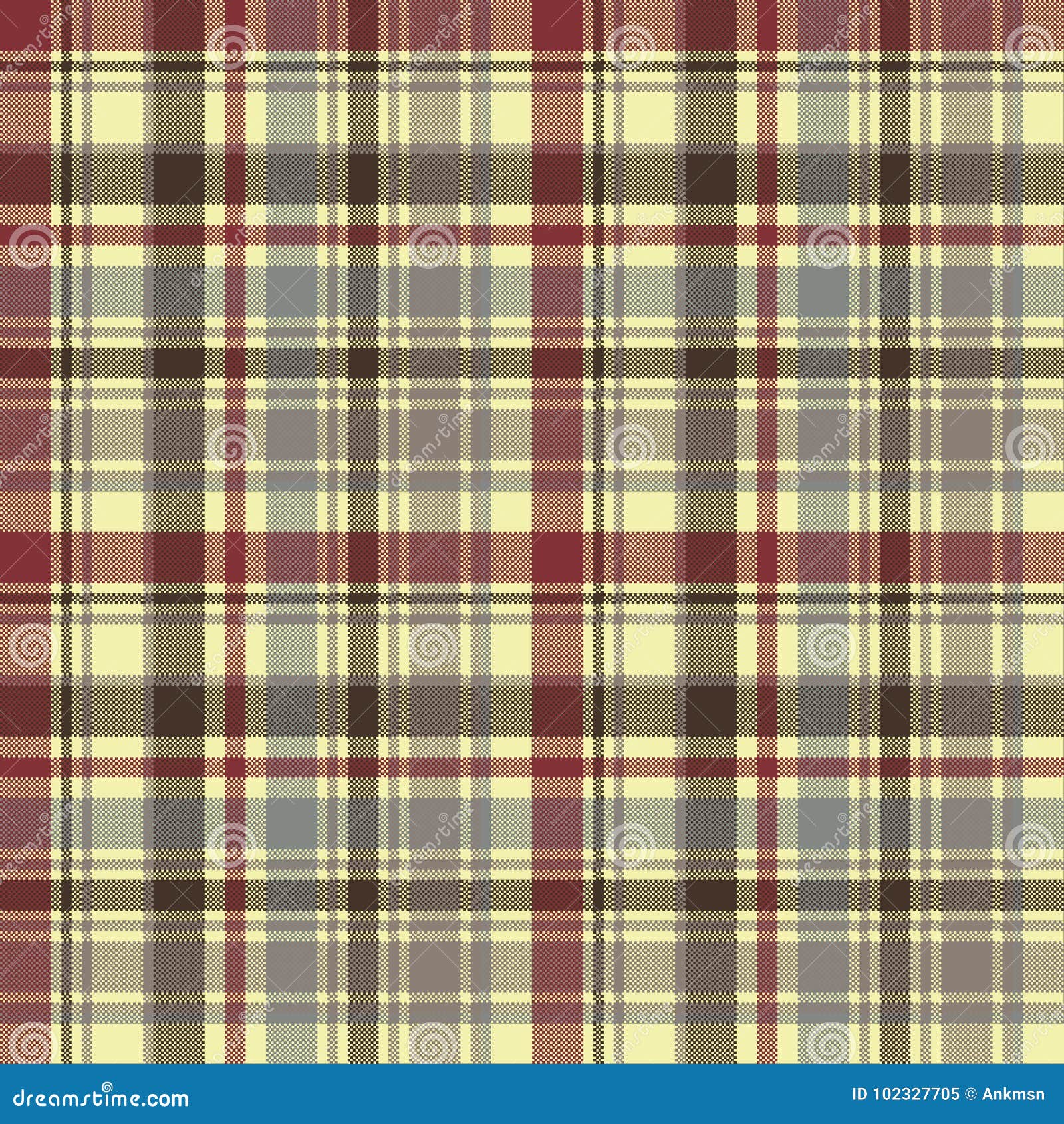 Check Seamless Pattern Fabric Texture Stock Vector - Illustration of ...