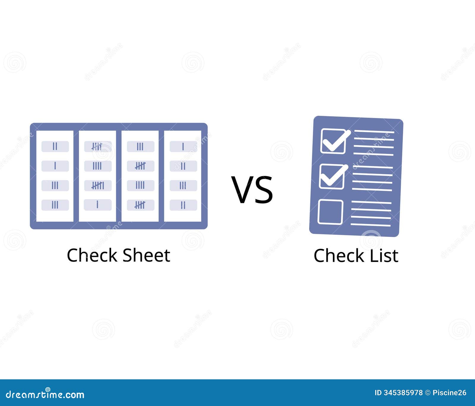 Check Sheet Icon. Record Checklist Paper. Vector Illustration ...