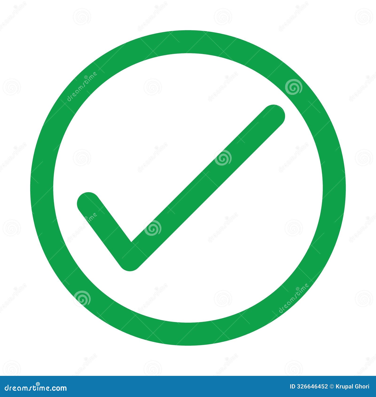 Check Sign Linear Logo Mark in Black and White Stock Vector ...