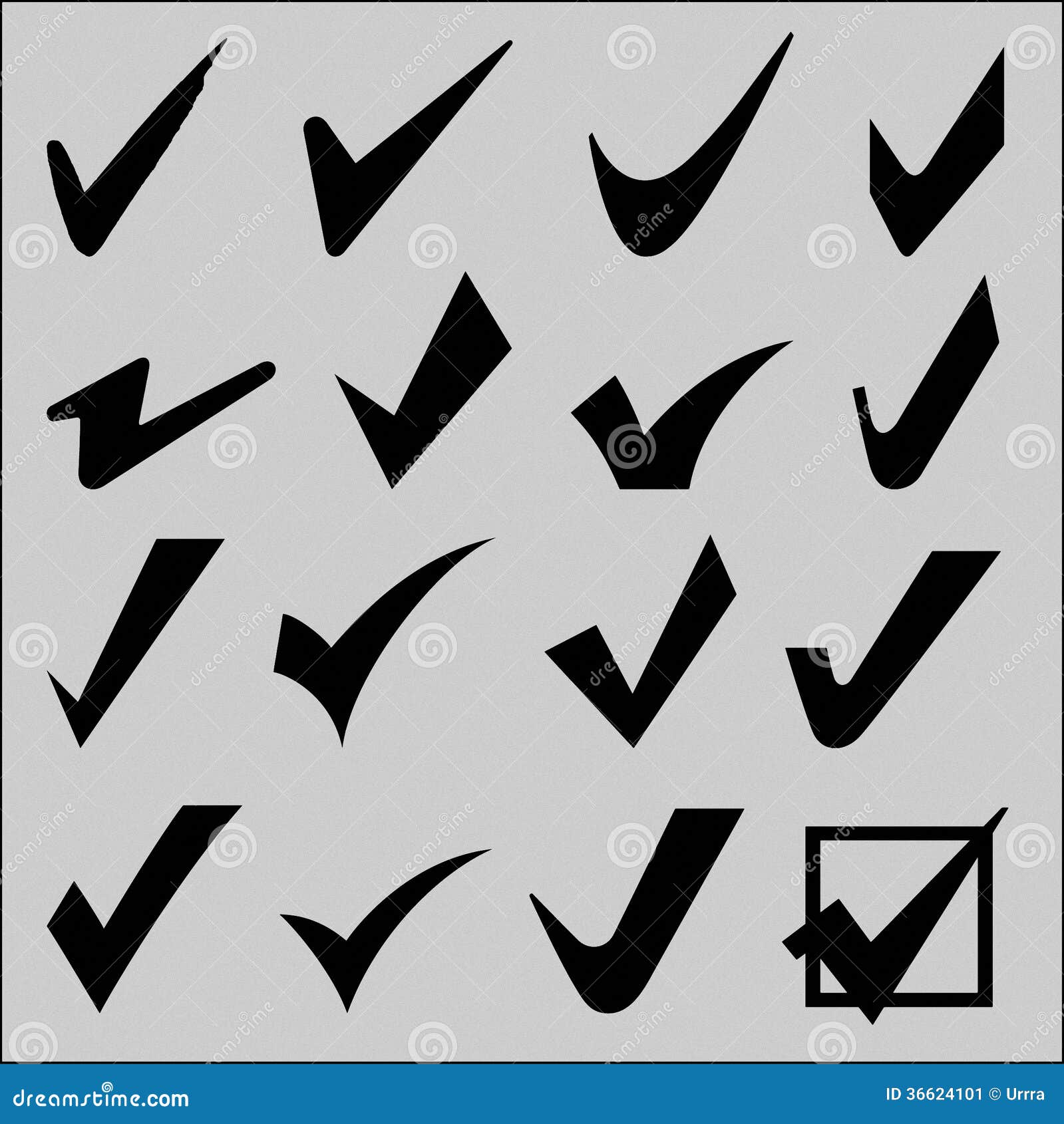 Check Sign and Tick Sign Set Stock Vector - Illustration of choose ...