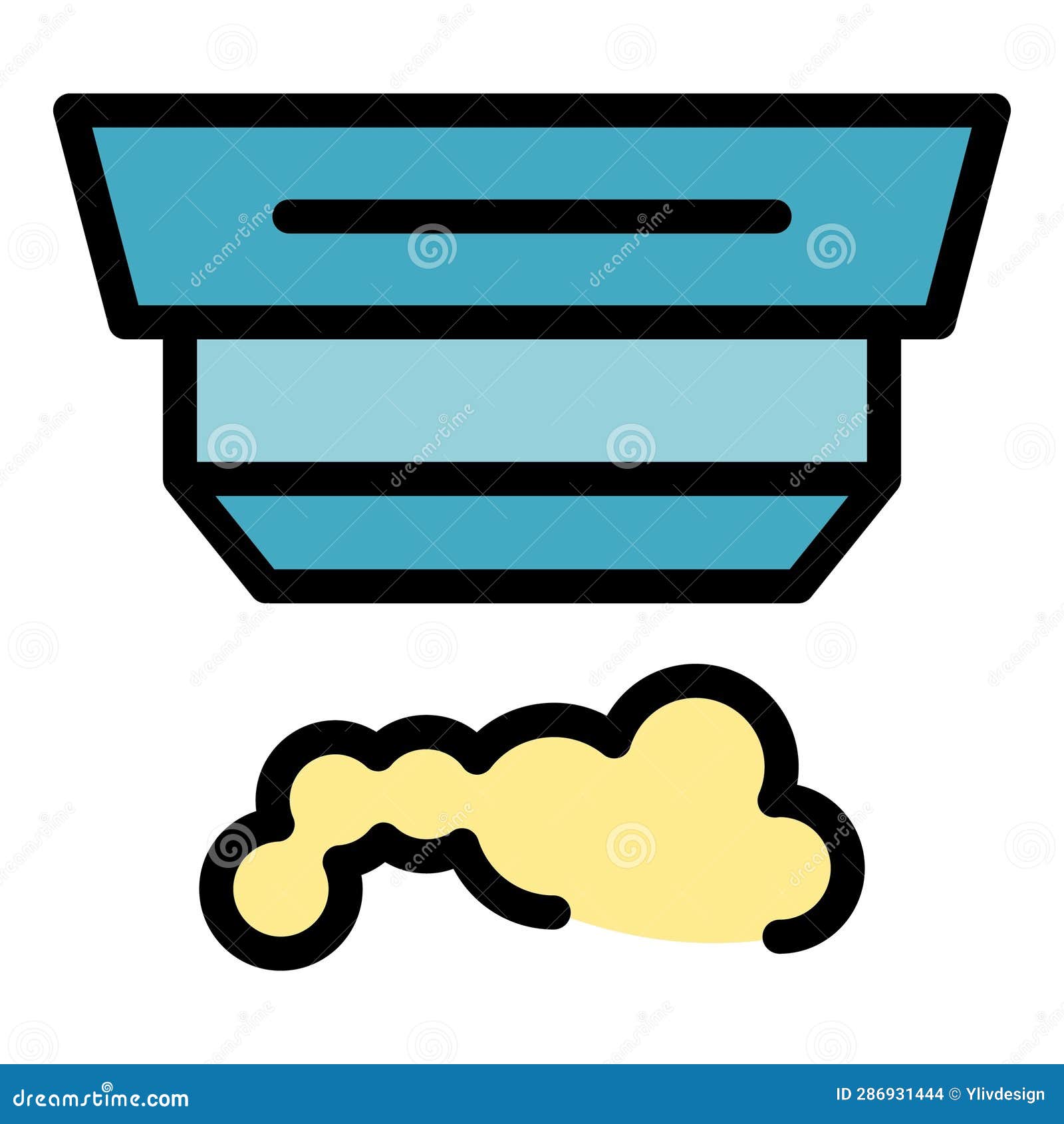 Check Smoke Detector Icon Vector Flat Stock Illustration - Illustration ...