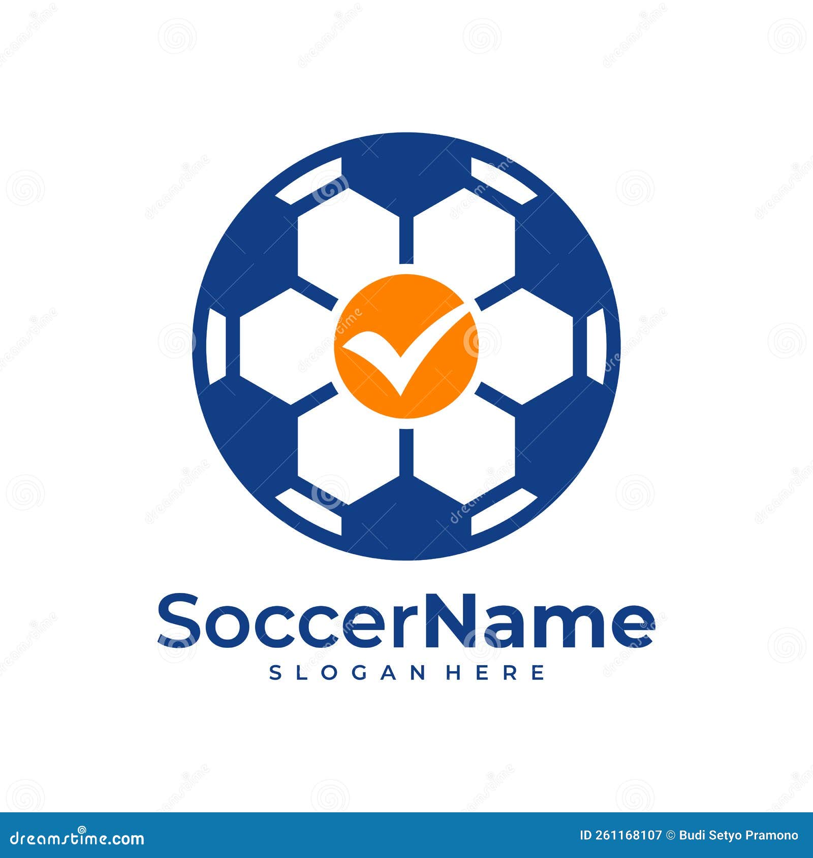 Check Soccer Logo Template, Football Check Logo Design Vector Stock ...