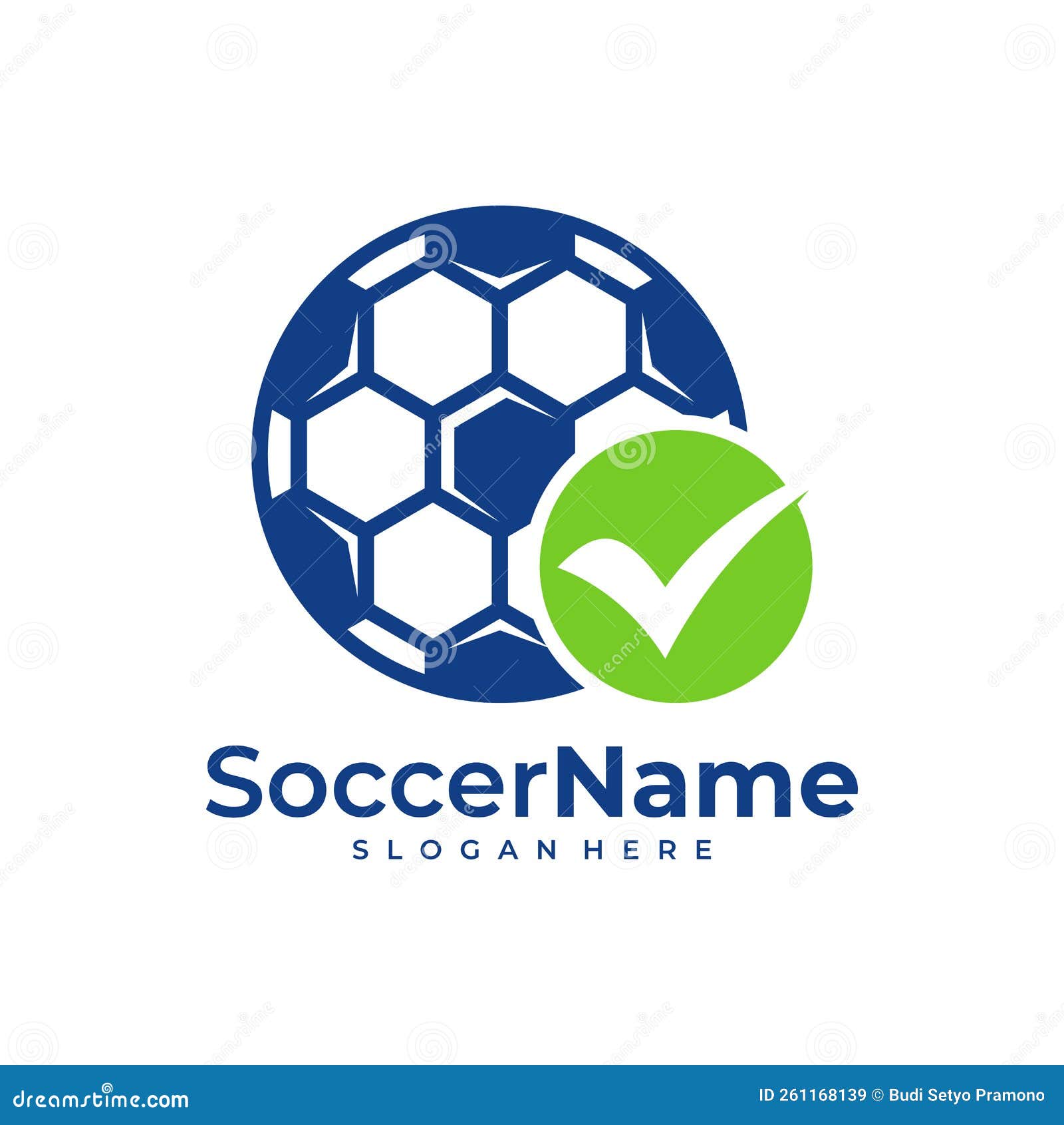 Check Soccer Logo Template, Football Check Logo Design Vector Stock ...