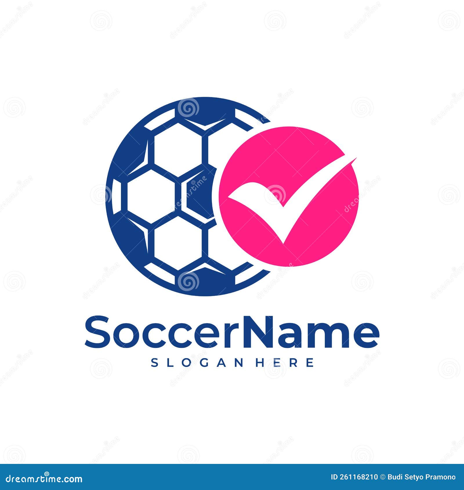 Check Soccer Logo Template, Football Check Logo Design Vector Stock ...