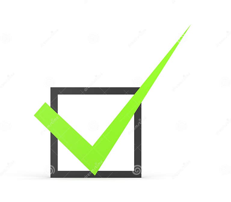 Check symbol stock illustration. Illustration of concept - 12300344