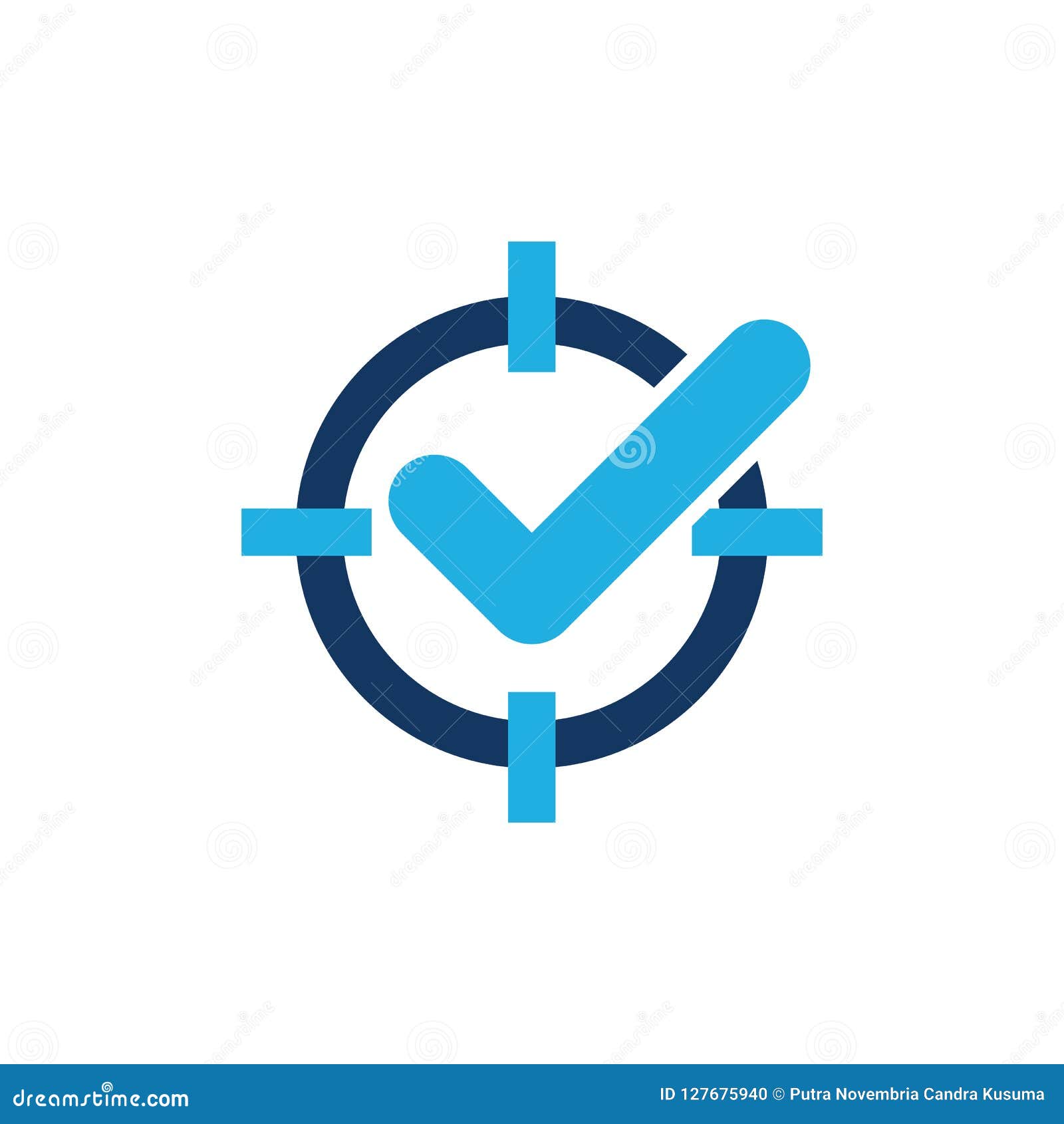 Check Target Logo Icon Design Stock Vector - Illustration of logotype ...