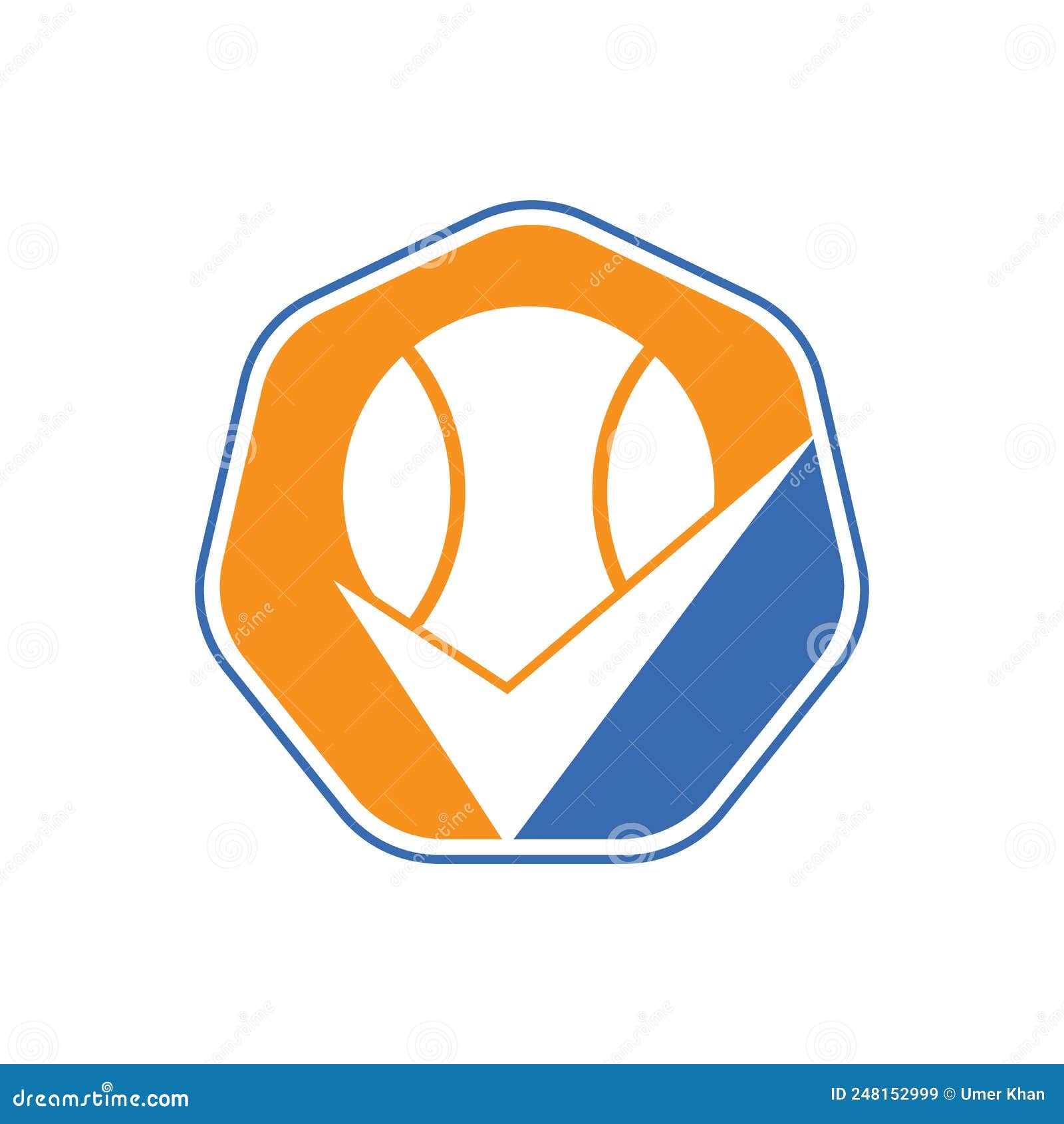 Check Tennis Vector Logo Design. Stock Vector - Illustration of ...
