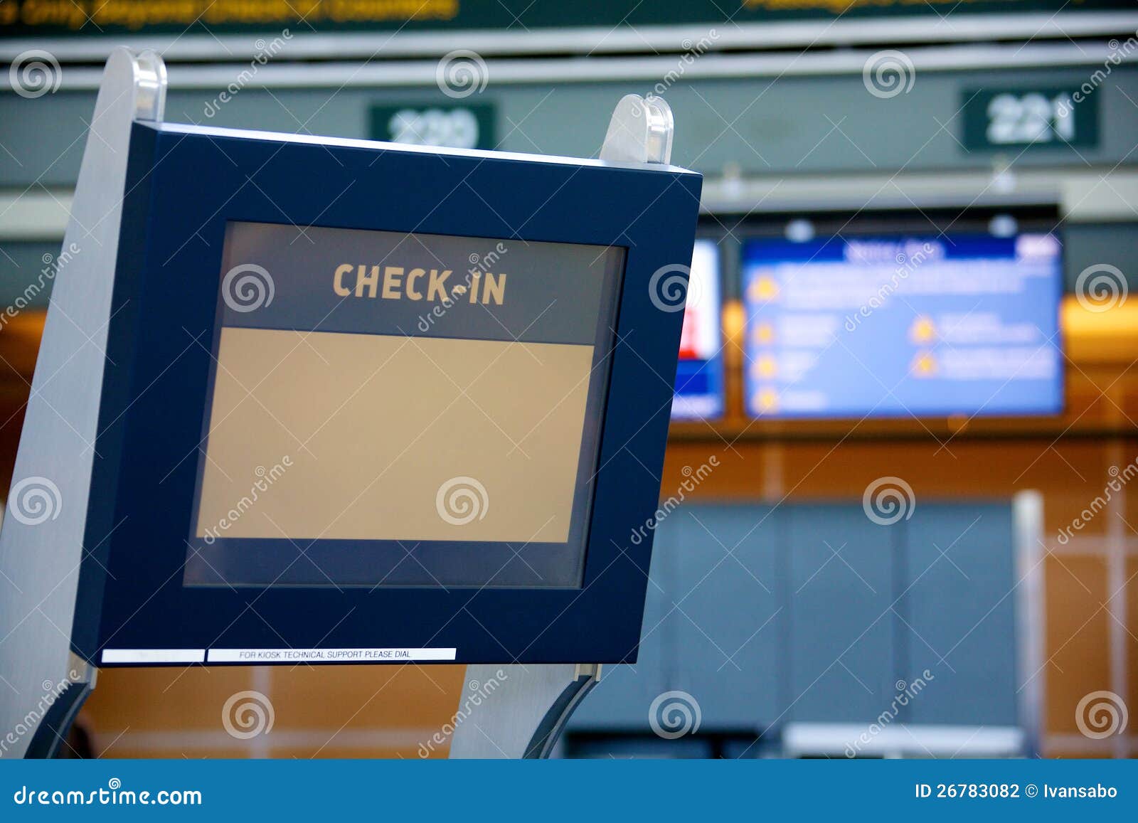 Check-in terminal stock photo. Image of passenger, vacation - 26783082