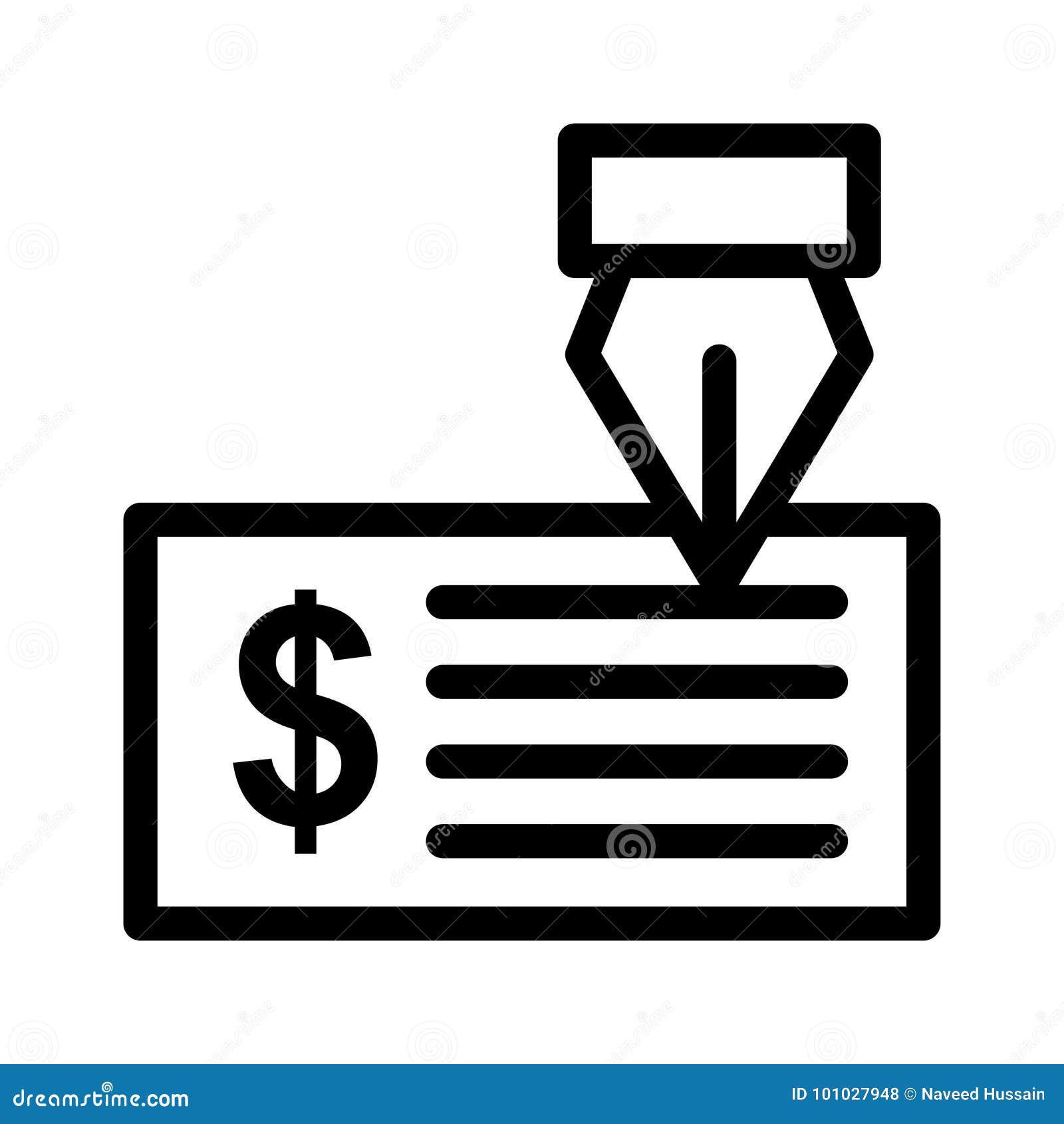 Check icon stock vector. Illustration of icon, card - 101027948