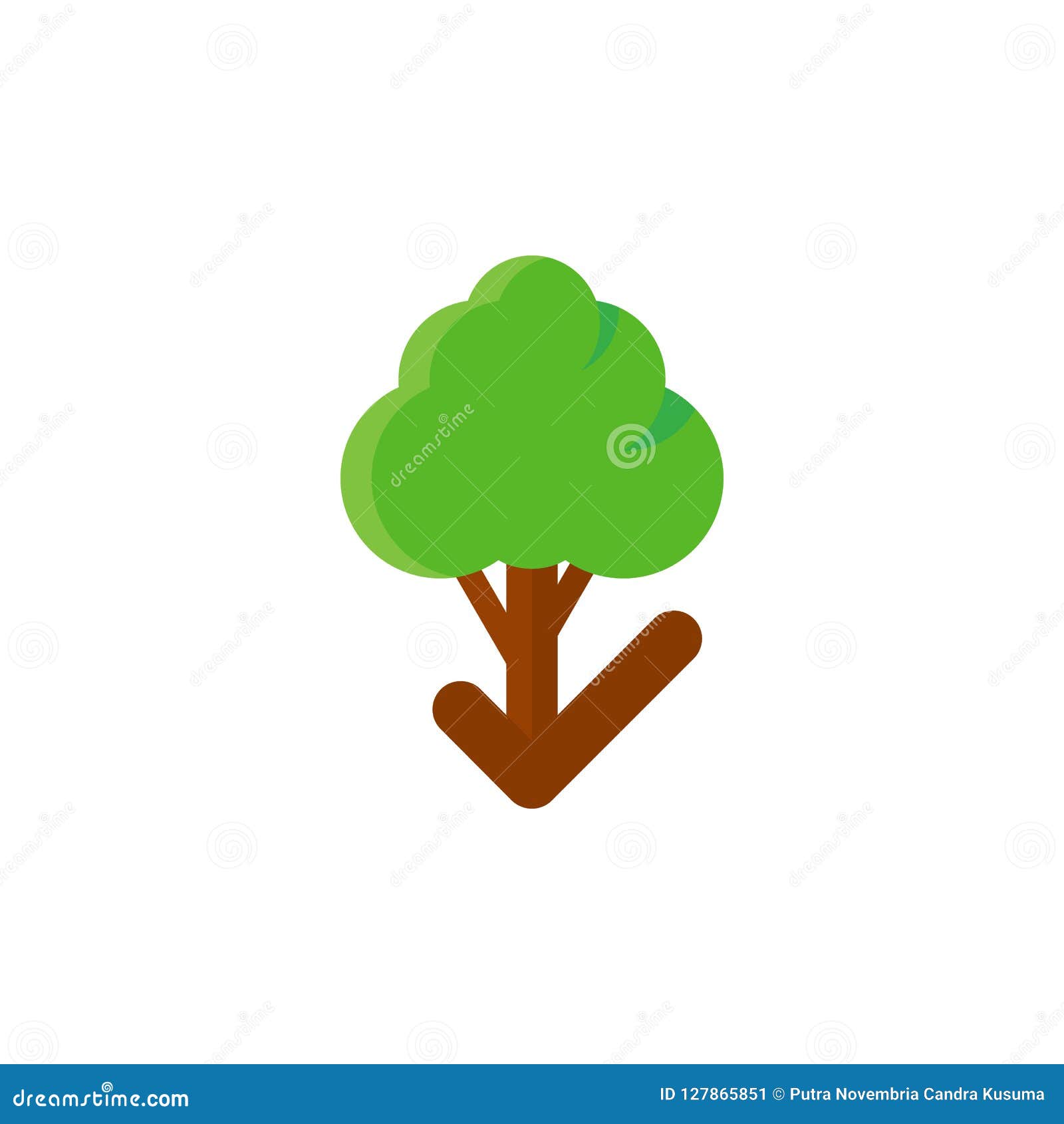Check Tree Logo Icon Design Stock Vector - Illustration of concept ...