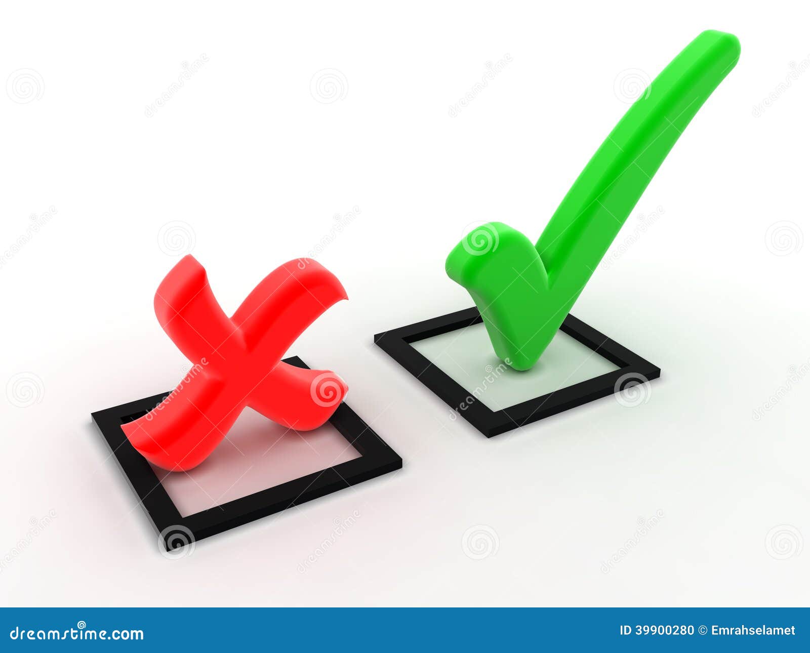 Check true false stock illustration. Illustration of okay - 39900280