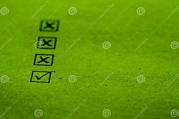Check and uncheck concept stock image. Image of sign, business - 3861109