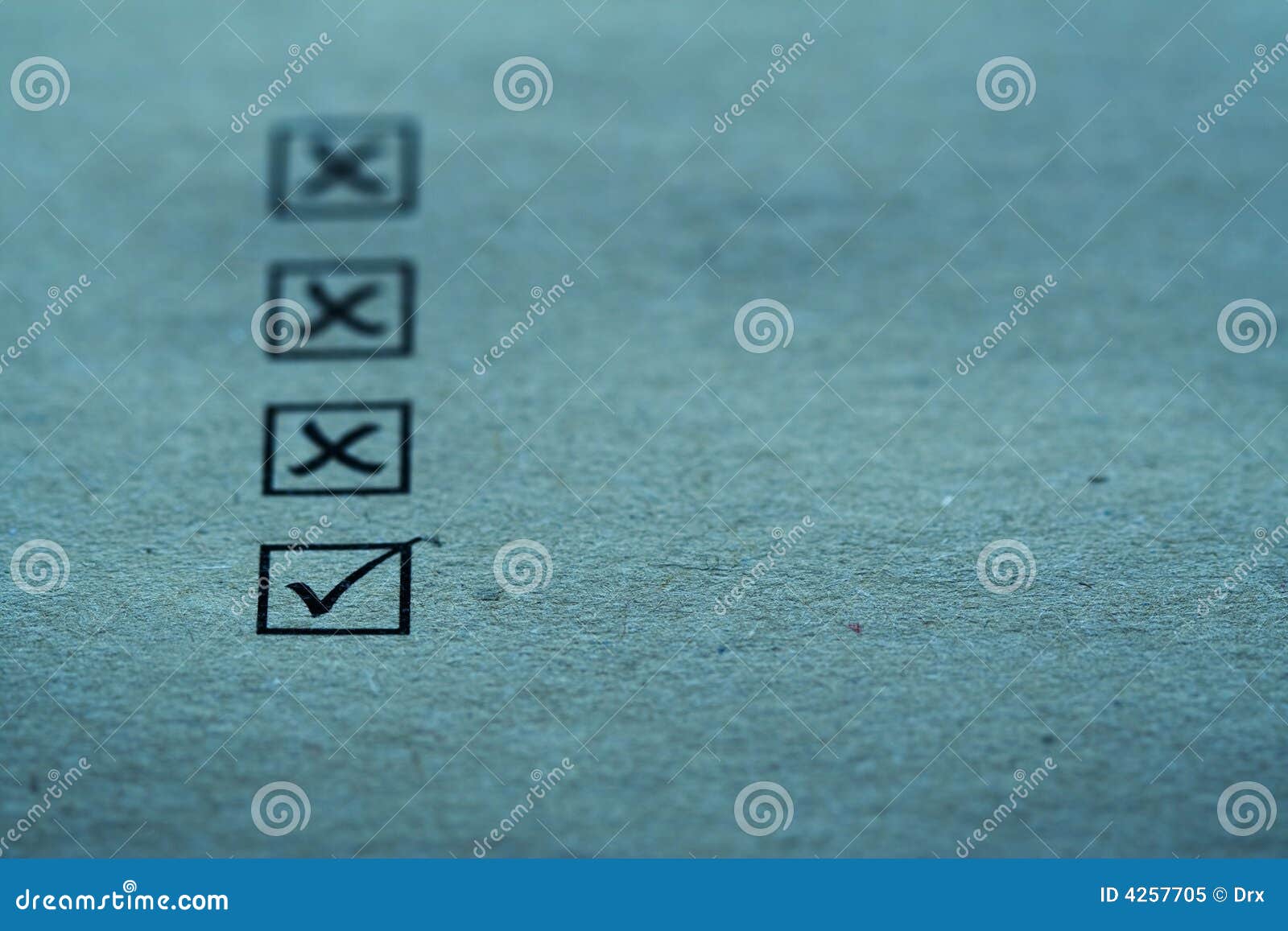 Check and uncheck concept stock image. Image of sign, check - 4257705